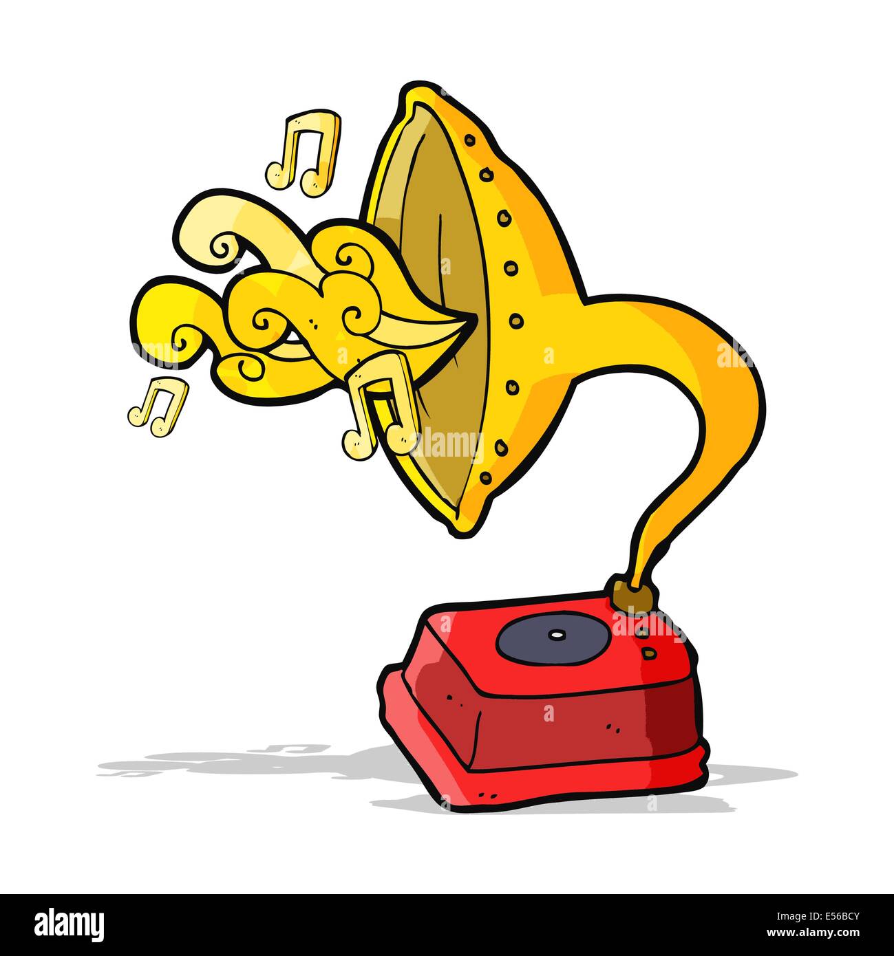 Cartoon phonograph Stock Vector Images - Alamy