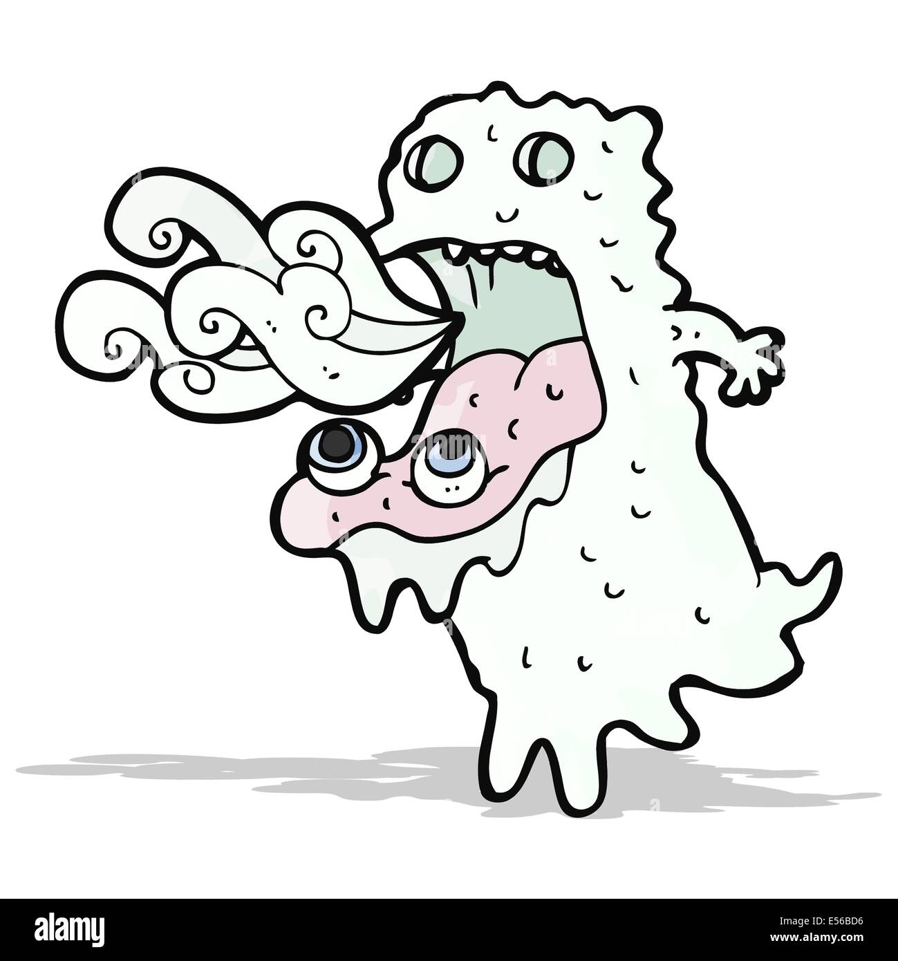 cartoon gross ghost Stock Vector Image & Art - Alamy