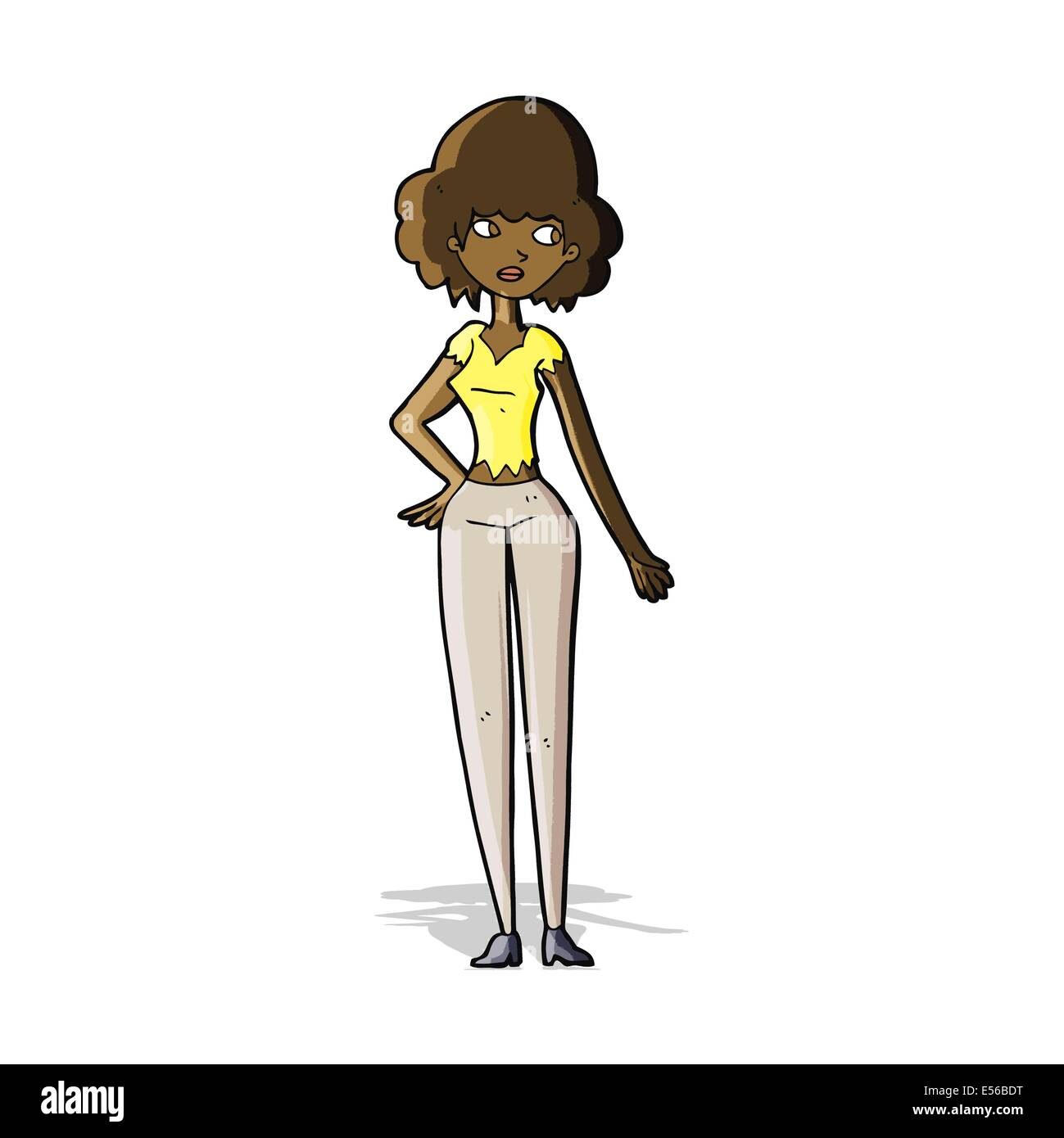 cartoon pretty woman Stock Vector Image & Art - Alamy