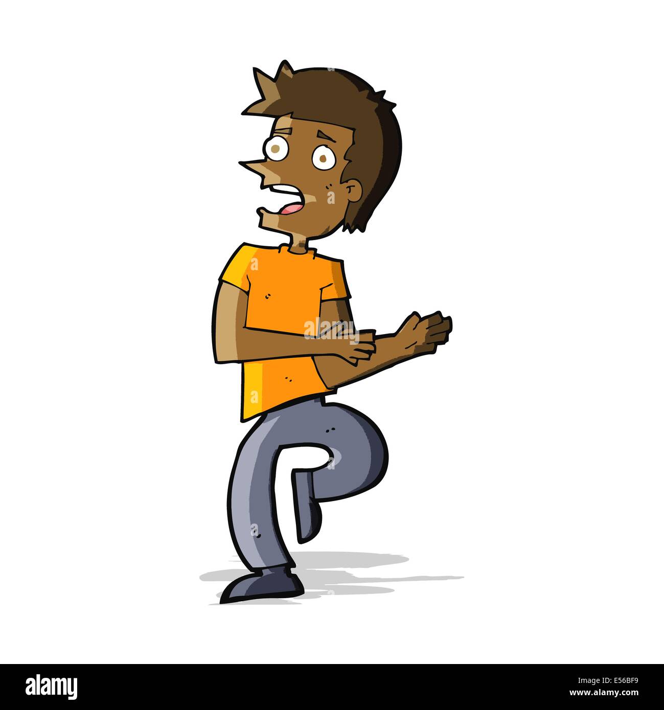 cartoon stressed out man Stock Vector Image & Art - Alamy