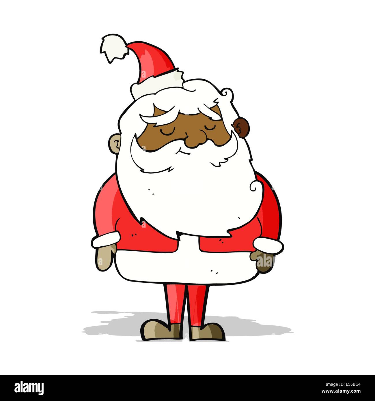 cartoon santa claus Stock Vector Image & Art - Alamy