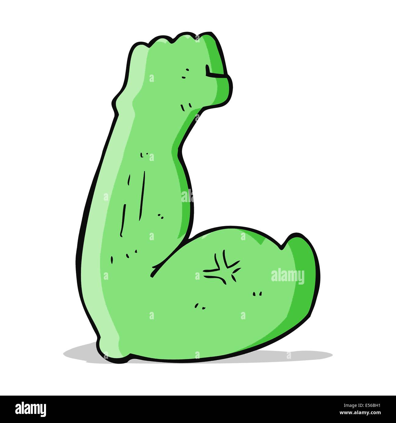 flexing monster arm cartoon Stock Vector Image & Art - Alamy