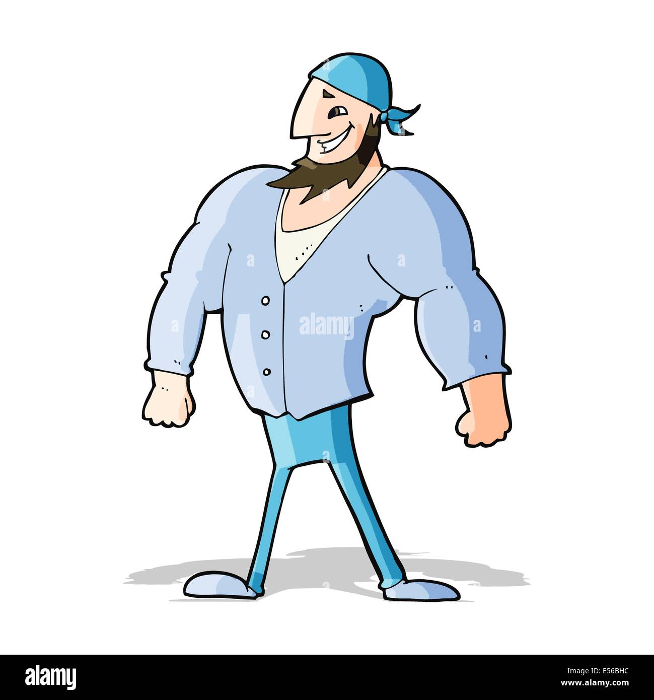 cartoon manly sailor man Stock Vector Image & Art - Alamy