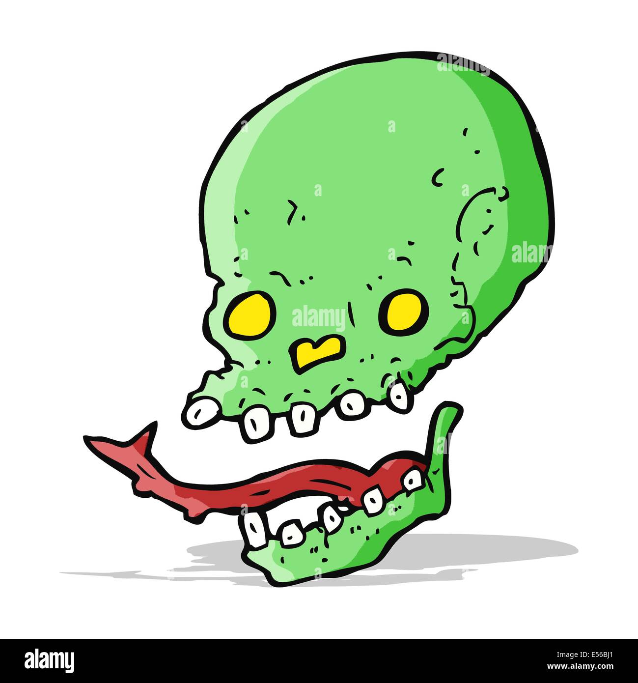 cartoon spooky skull Stock Vector Image & Art - Alamy
