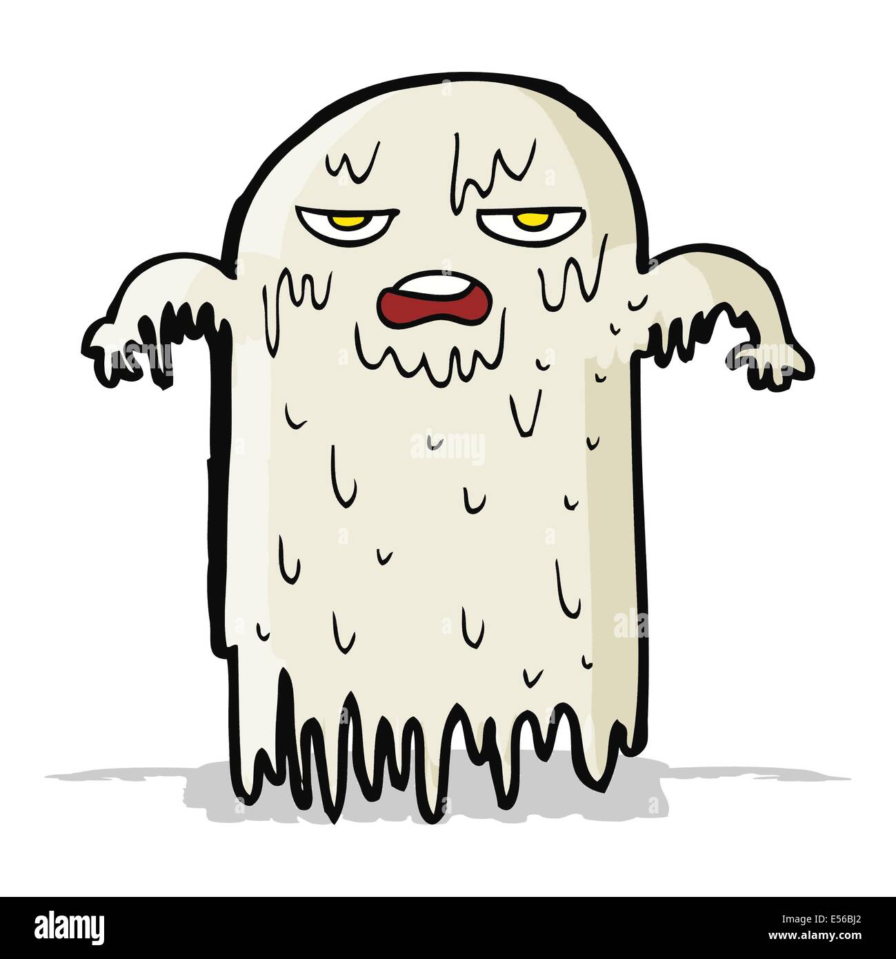 cartoon slimy ghost Stock Vector Image & Art - Alamy