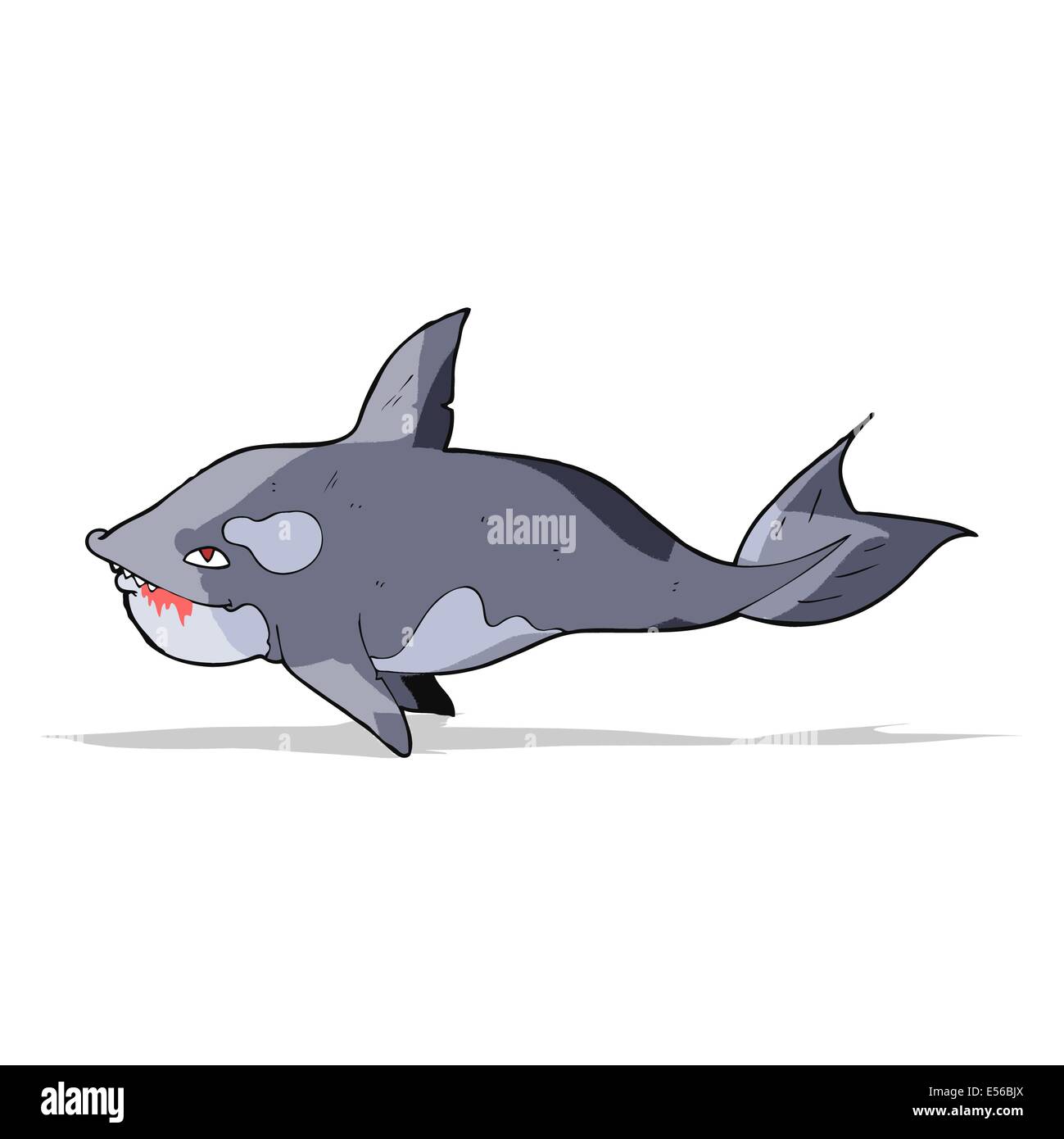 Killer Whale Cartoon Sad