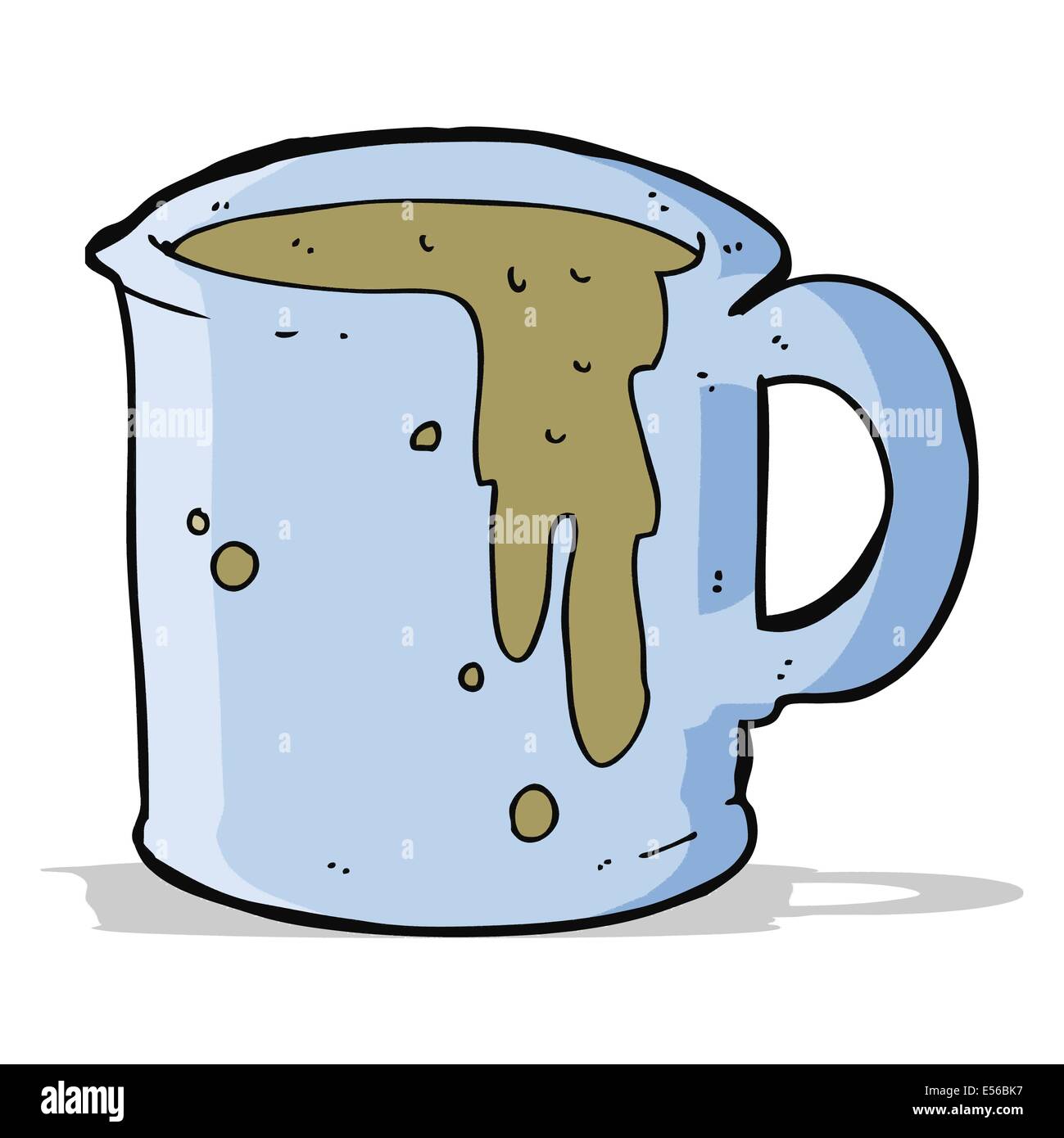 Spilled coffee hot Stock Vector Images - Alamy