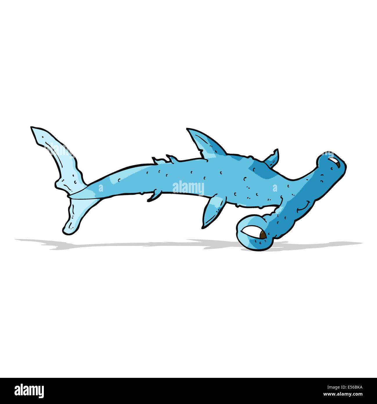 cartoon hammerhead shark Stock Vector Image & Art - Alamy