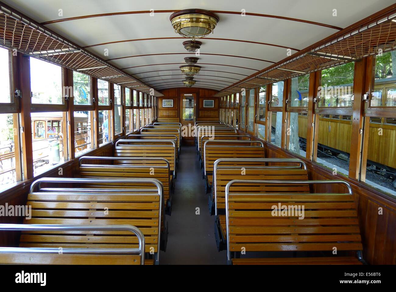 Ferrocarril de Sóller, the old Soller Train Stock Photo - Alamy