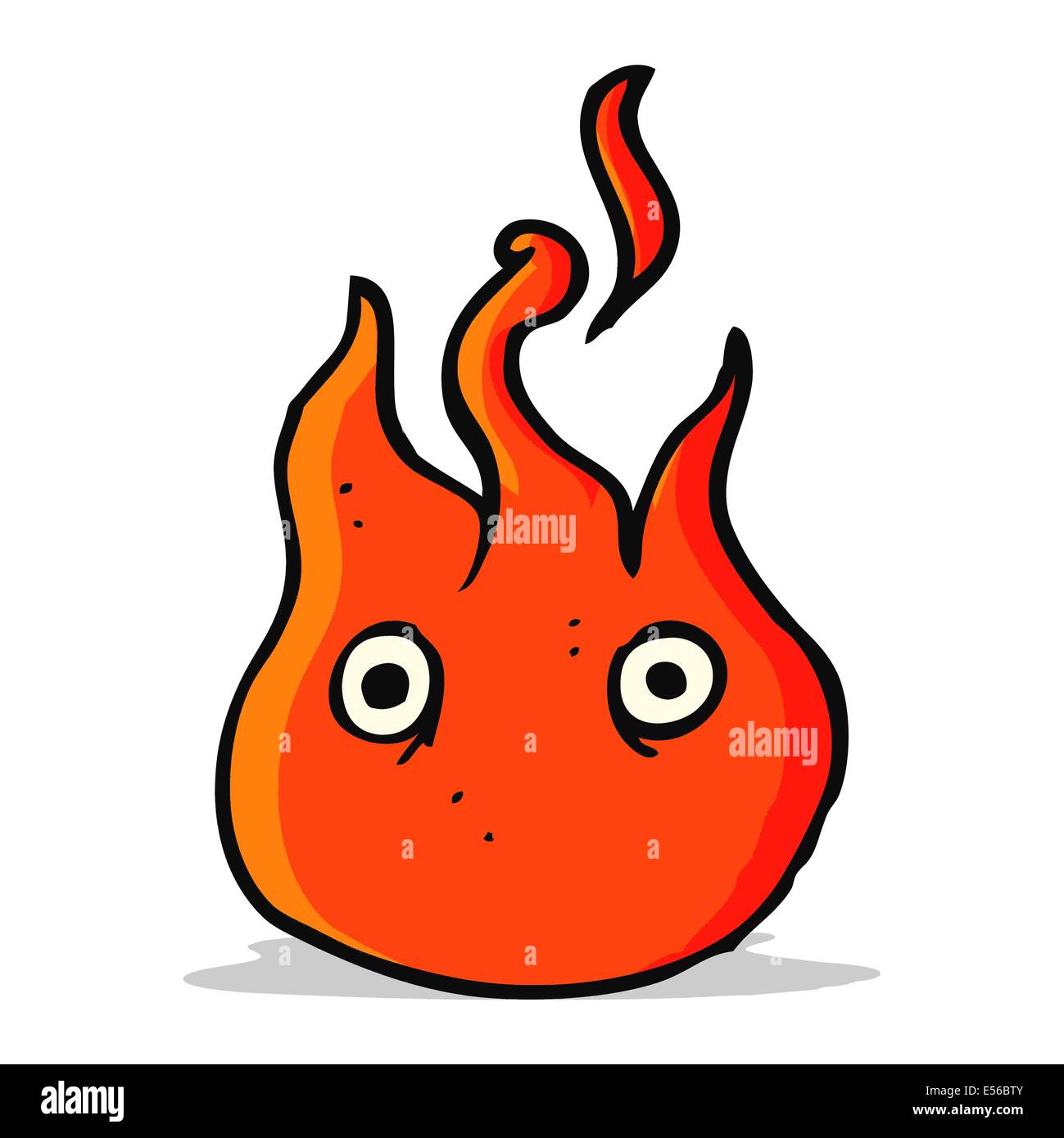 cartoon flame symbol Stock Vector Image & Art - Alamy