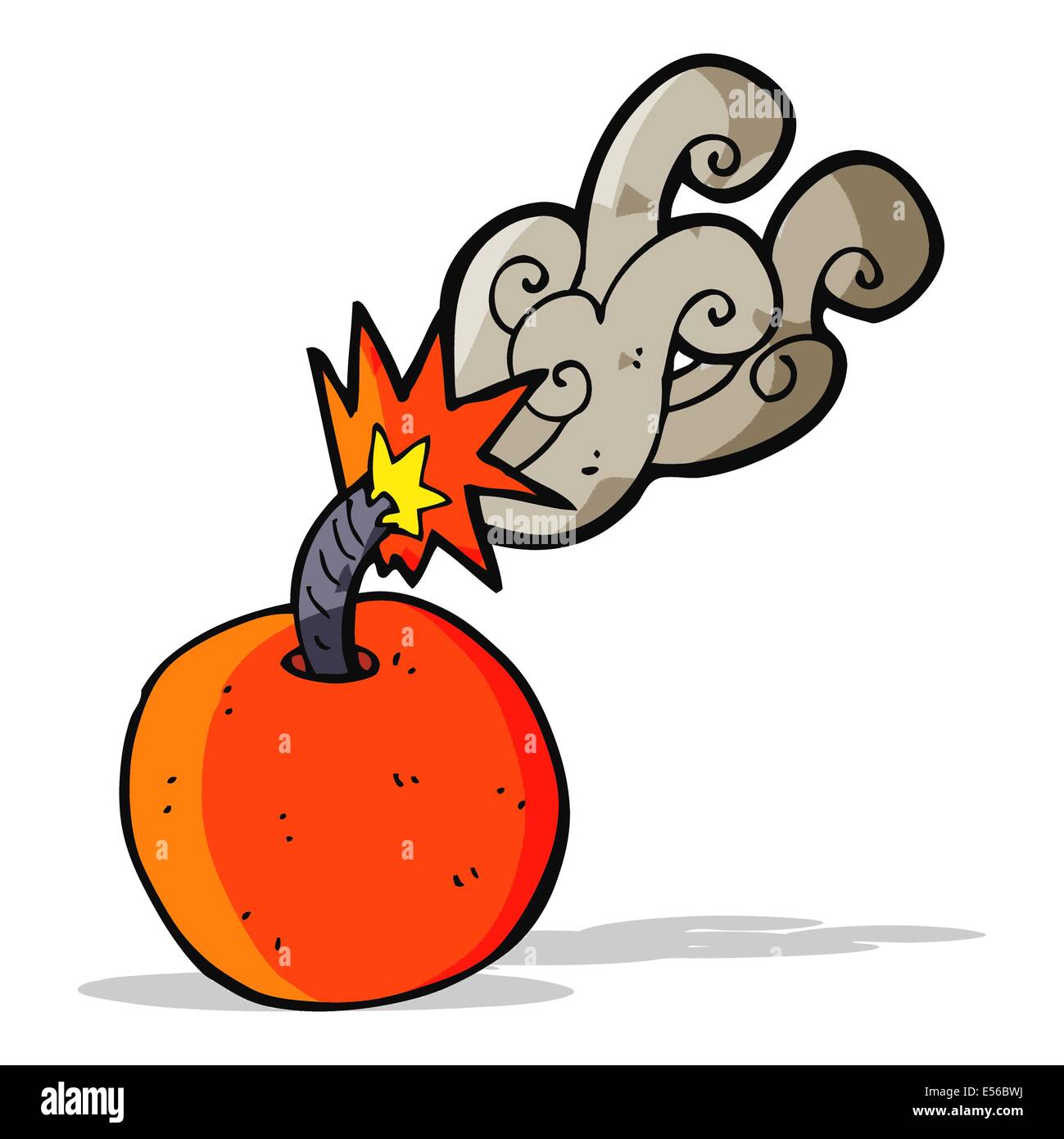 cartoon burning bomb Stock Vector Image & Art - Alamy