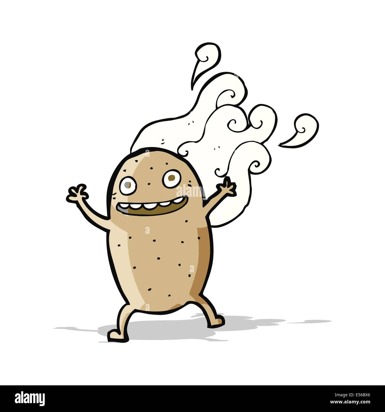 cartoon happy potato Stock Vector Image & Art - Alamy