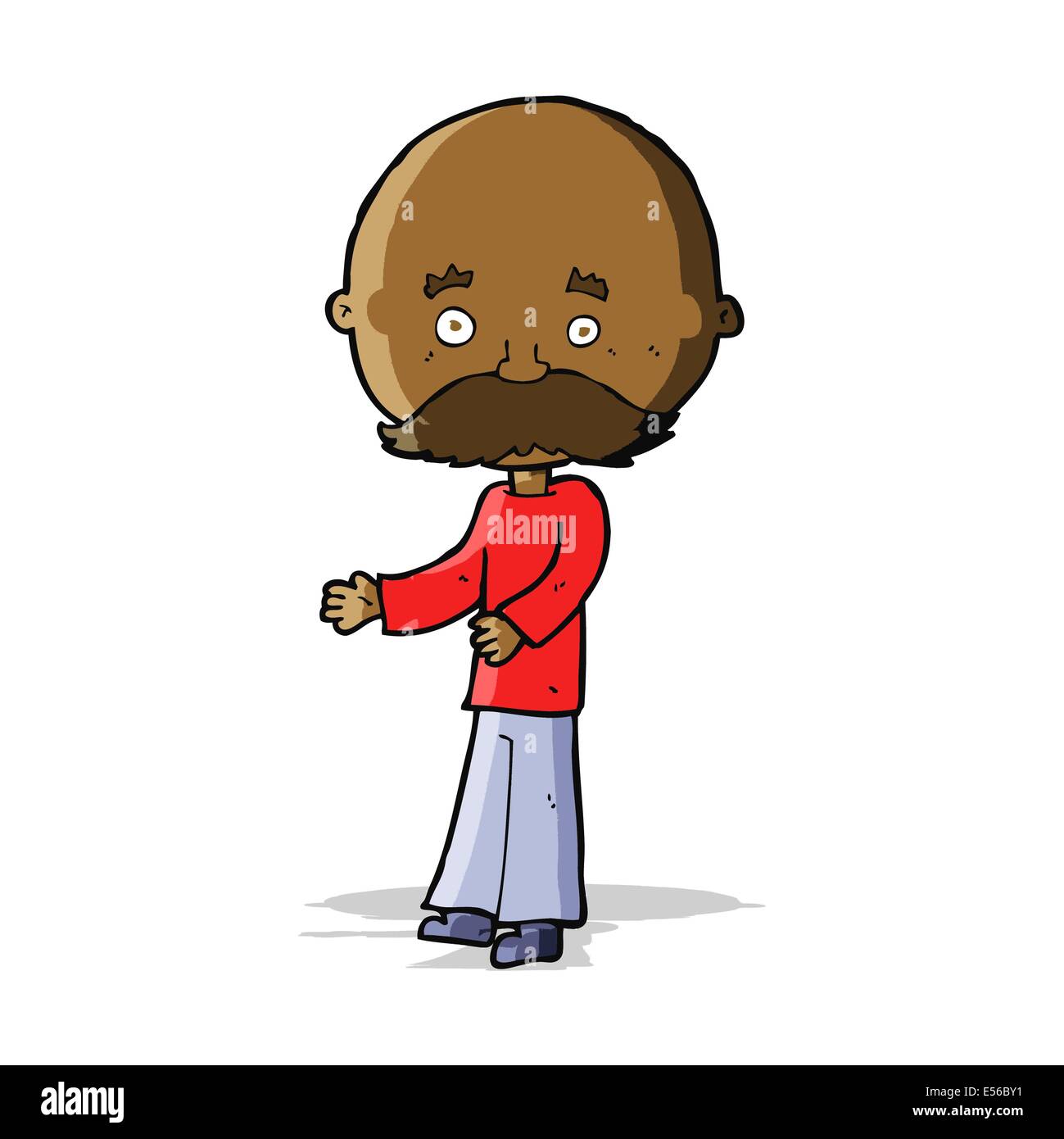 cartoon man with mustache Stock Vector Image & Art - Alamy