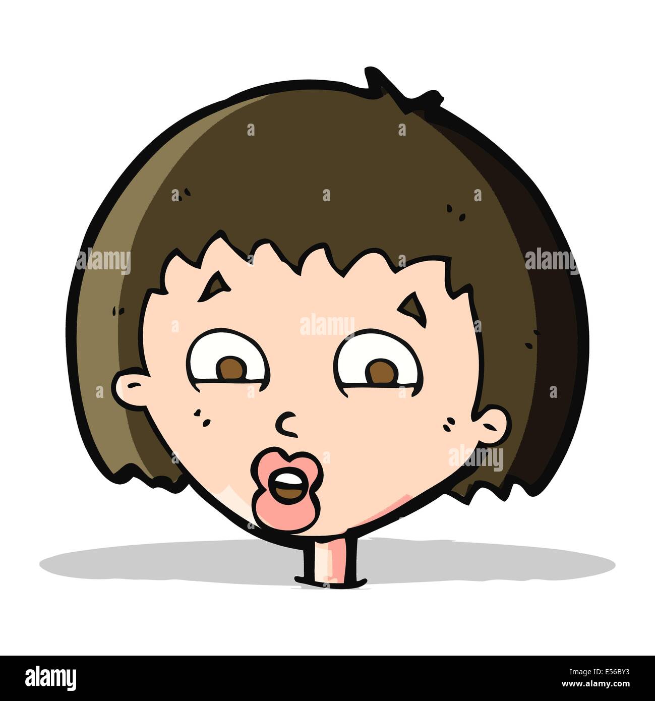 cartoon shocked expression Stock Vector Image & Art - Alamy