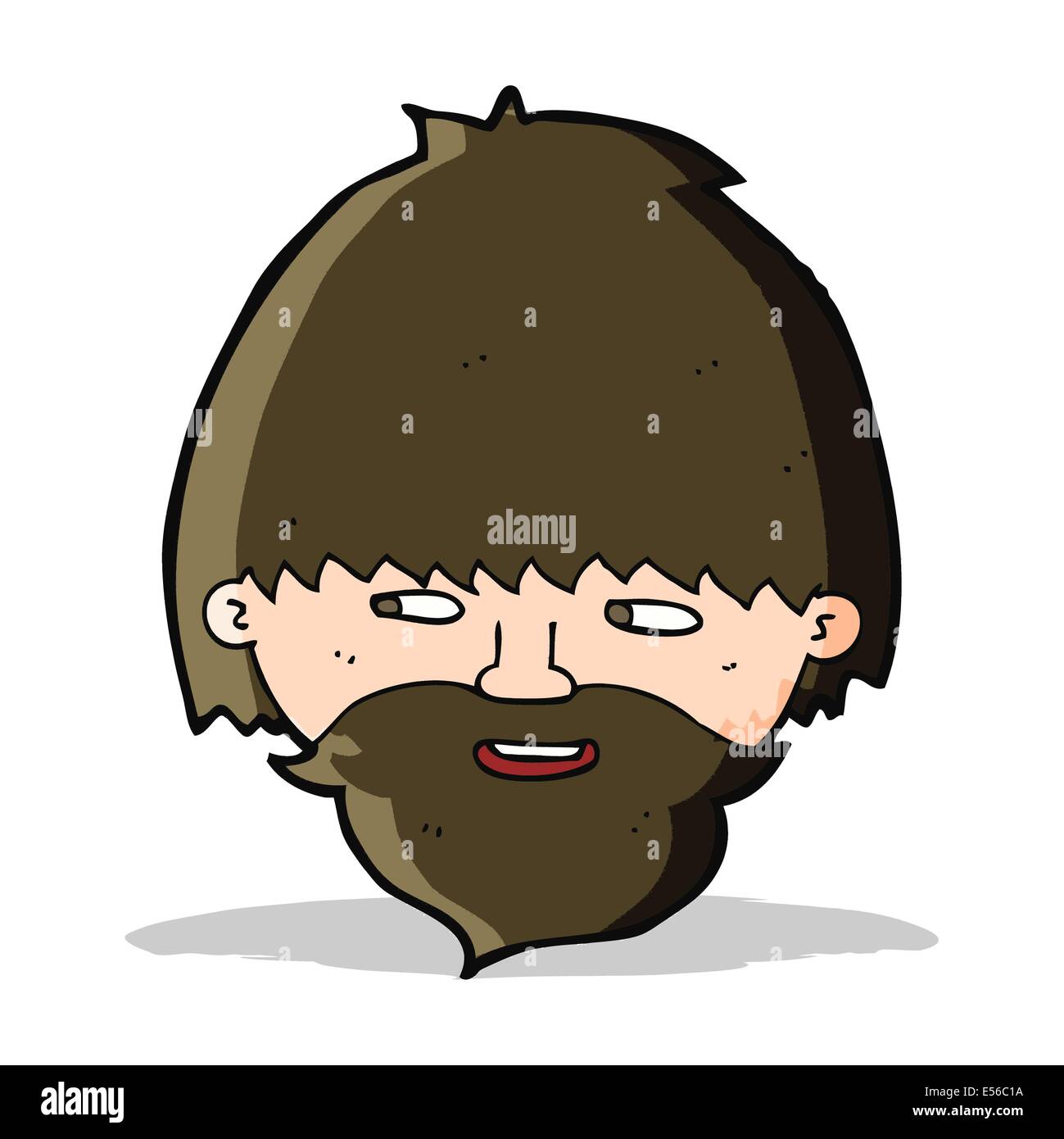 cartoon bearded man Stock Vector Image & Art - Alamy
