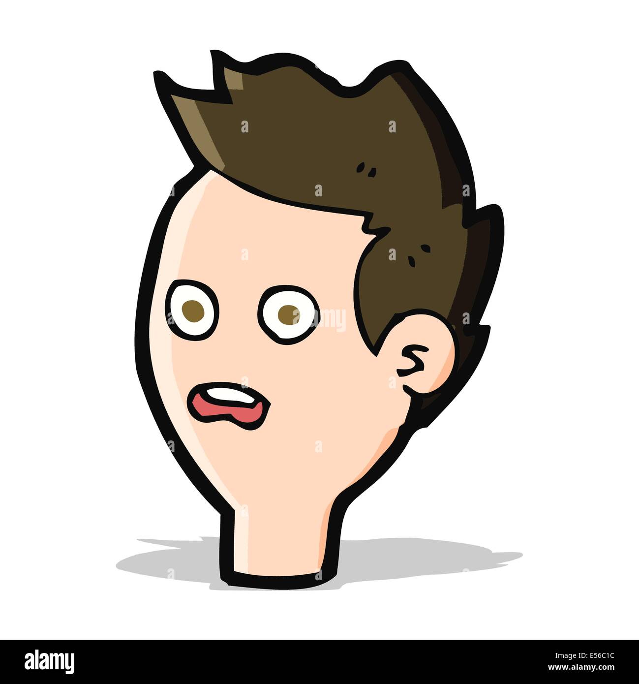 cartoon shocked man Stock Vector Image & Art - Alamy