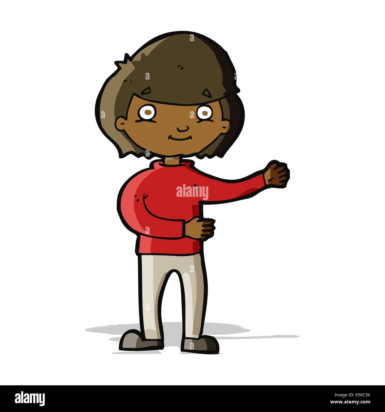 cartoon happy person Stock Vector Image & Art - Alamy