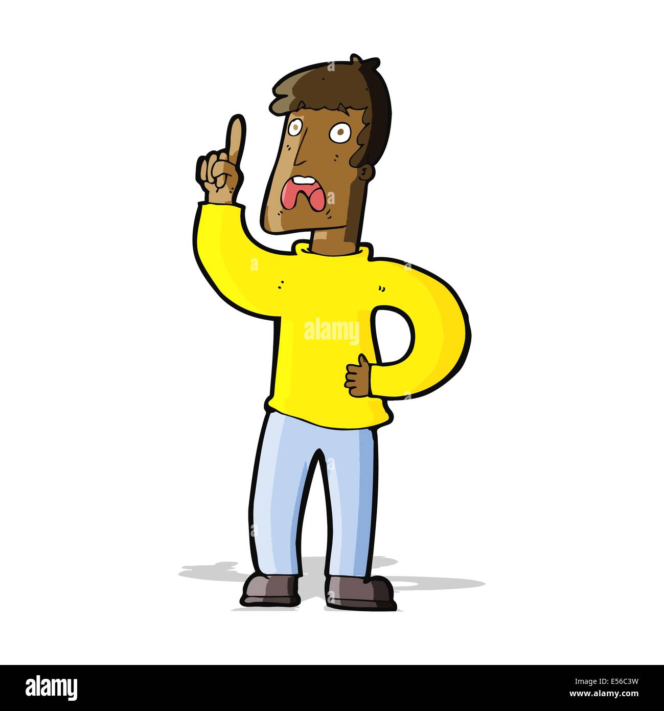 cartoon man with complaint Stock Vector Image & Art - Alamy