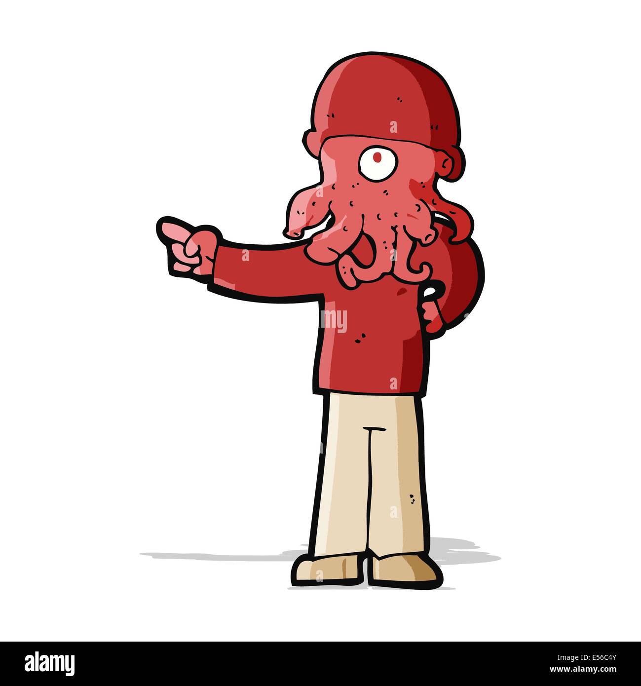 cartoon alien monster man Stock Vector Image & Art - Alamy