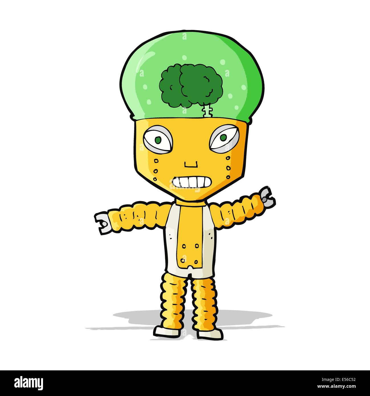 cartoon future robot Stock Vector Image & Art - Alamy