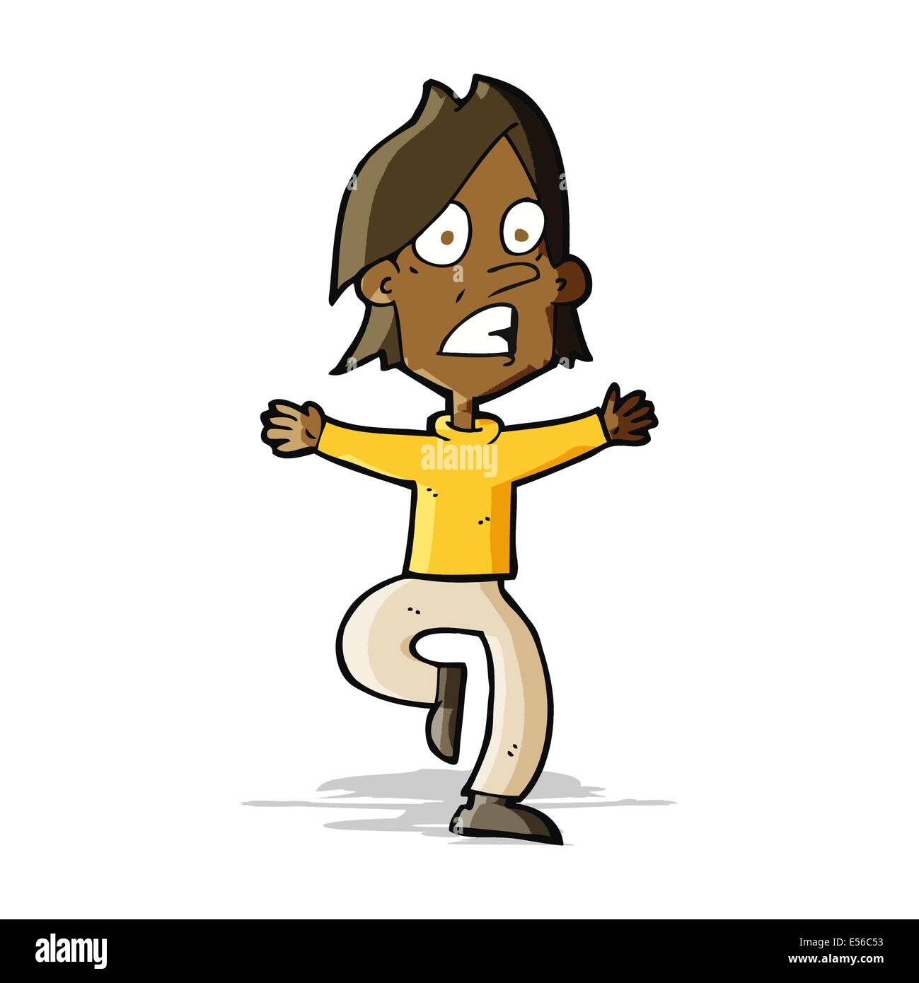 cartoon panicking man Stock Vector Image & Art - Alamy