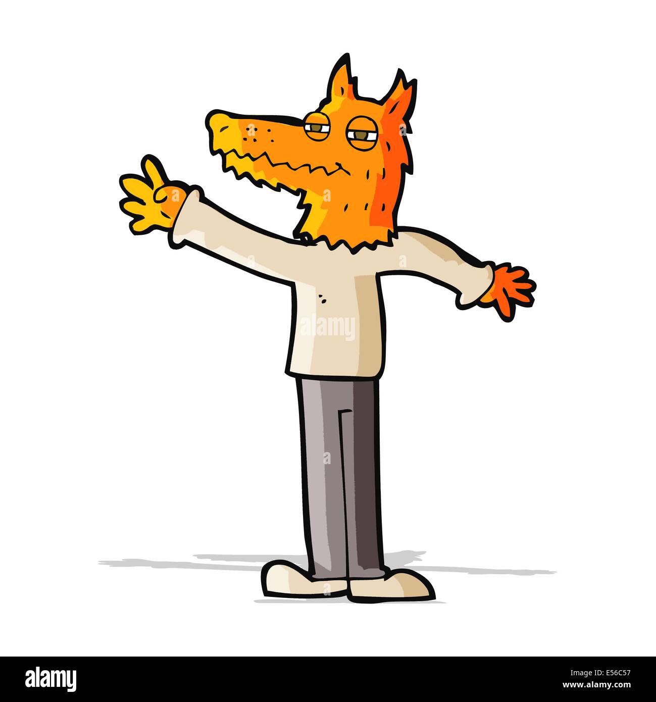 Waving fox Cut Out Stock Images & Pictures - Alamy