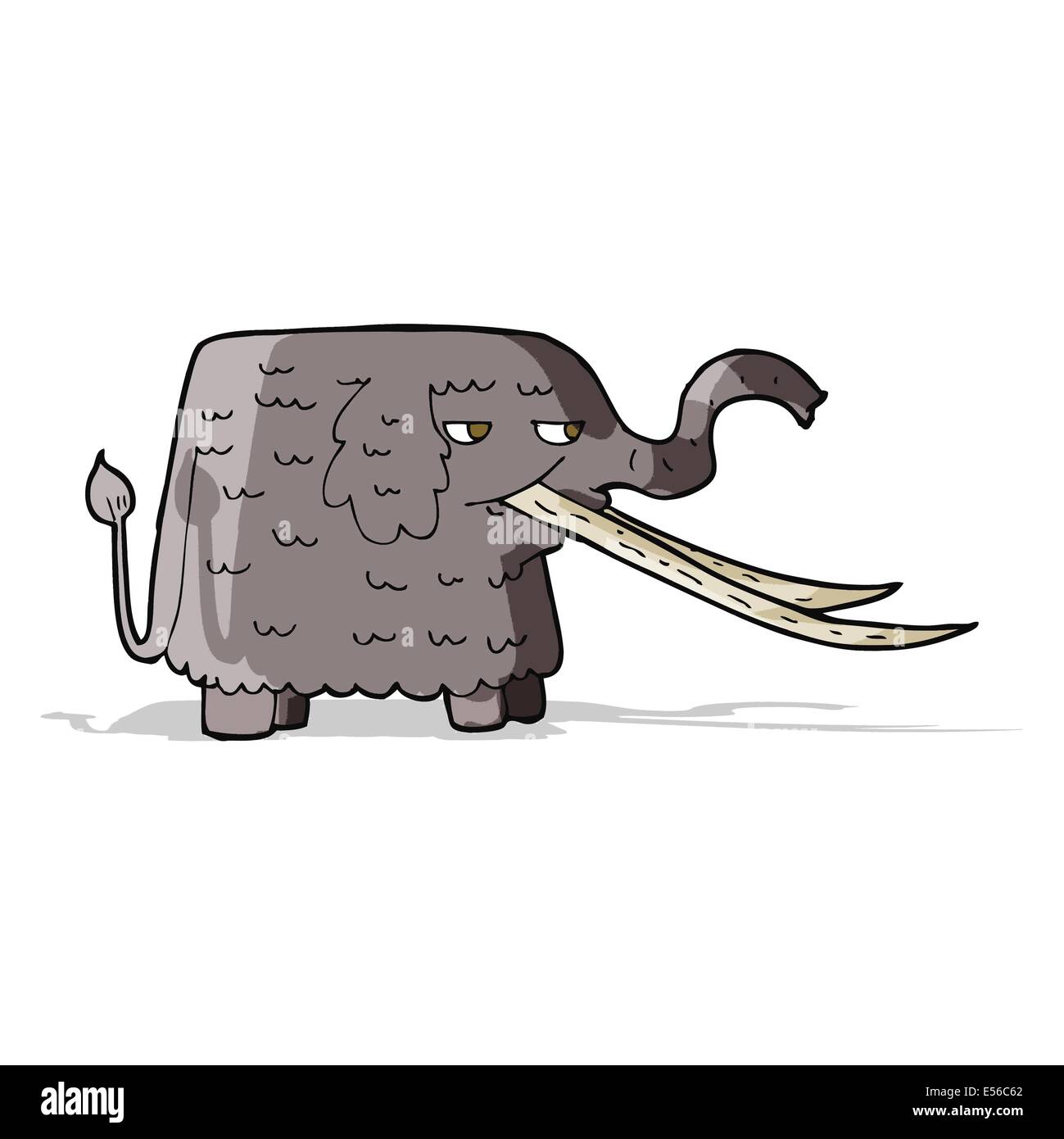 cartoon woolly mammoth Stock Vector Image & Art - Alamy