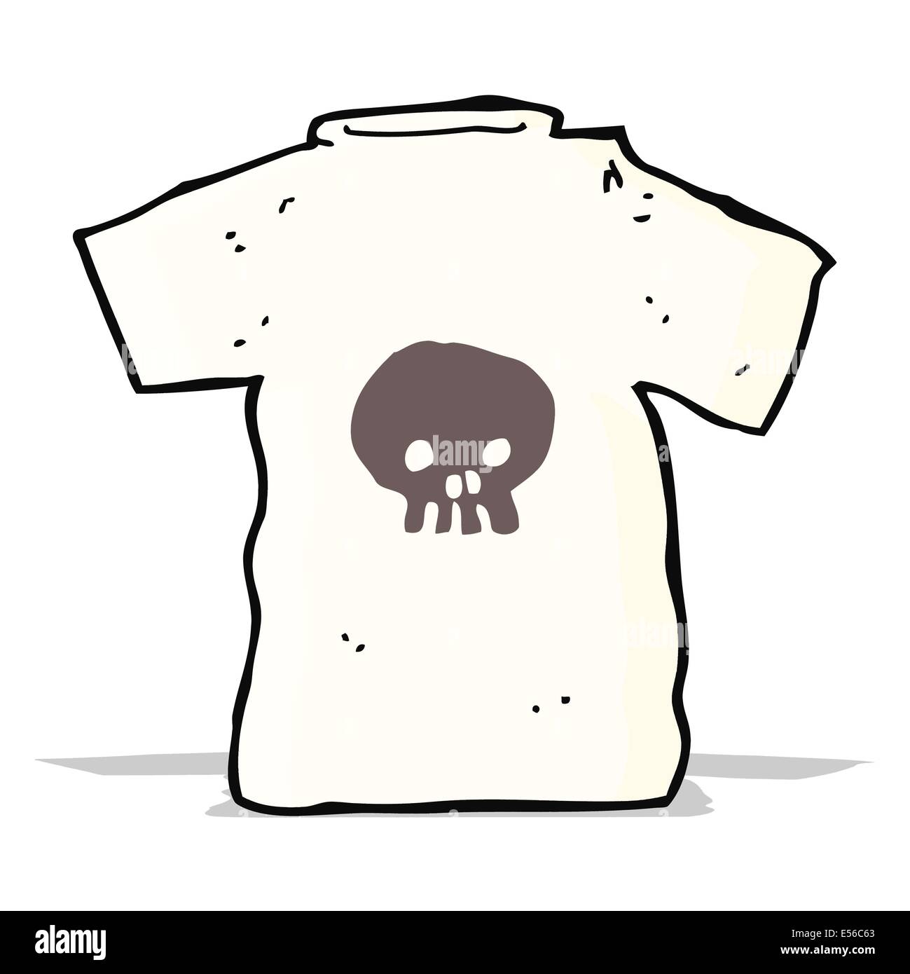 cartoon skull tee Stock Vector Image & Art - Alamy