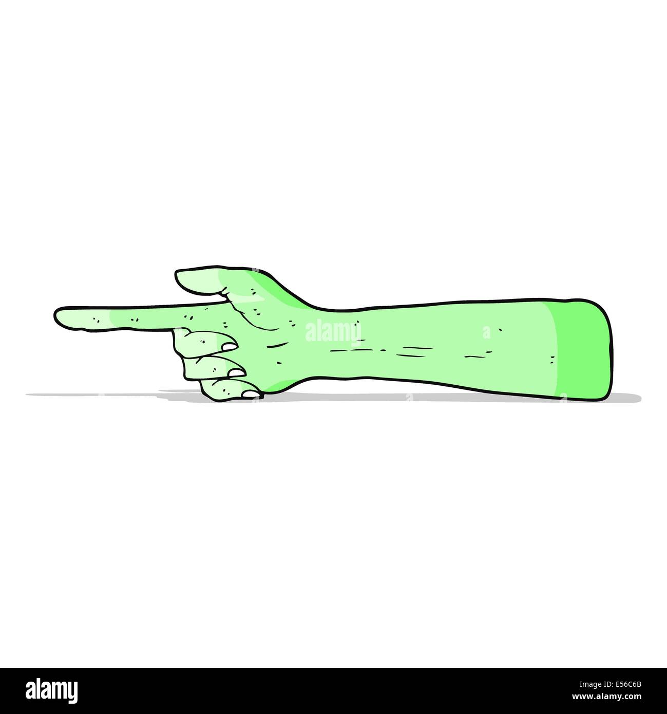 pointing zombie hand cartoon Stock Vector Image & Art - Alamy