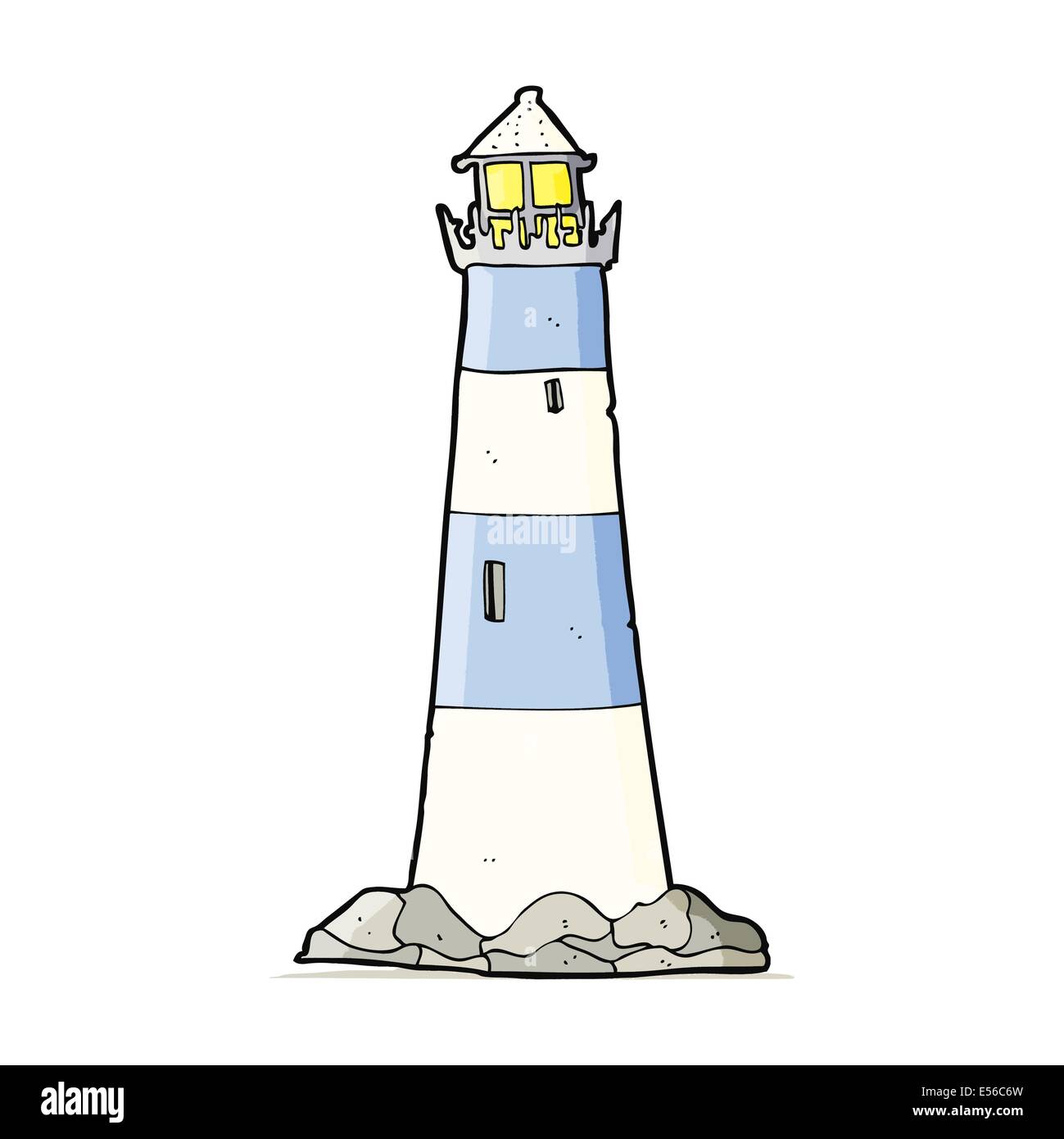 cartoon light house Stock Vector Image & Art - Alamy