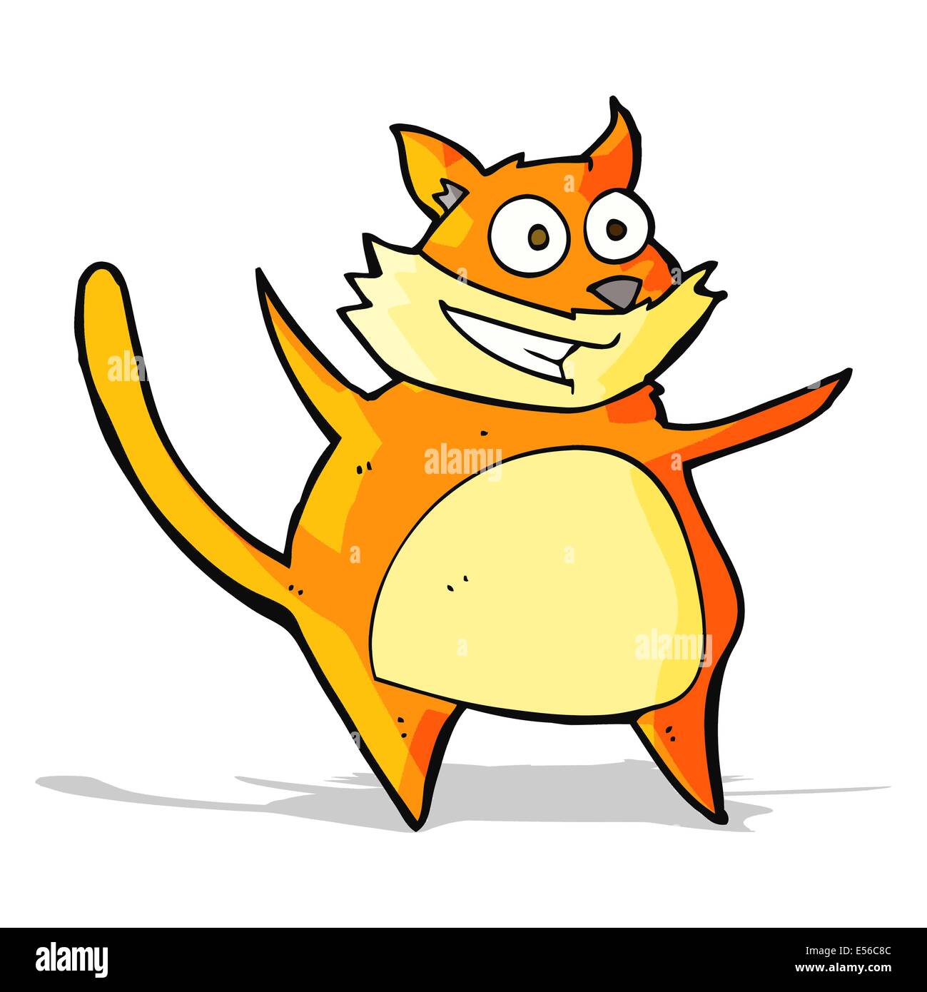 funny cartoon cat Stock Vector Image & Art - Alamy