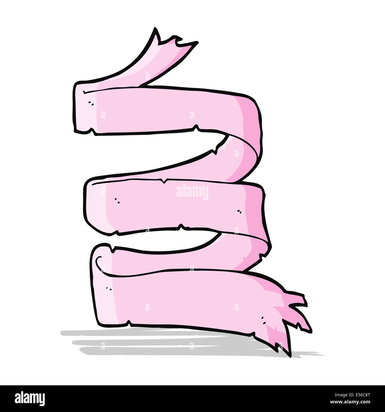 cartoon pink scroll Stock Vector Image & Art - Alamy