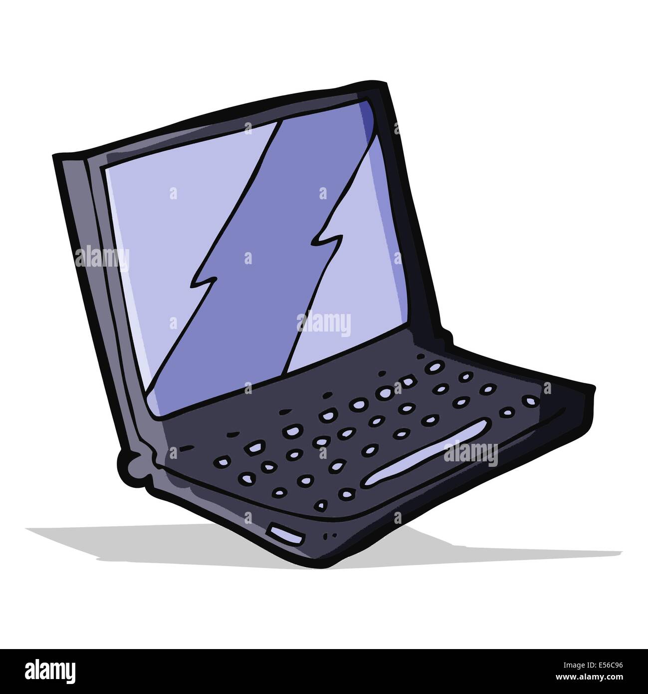cartoon laptop computer Stock Vector Image & Art - Alamy