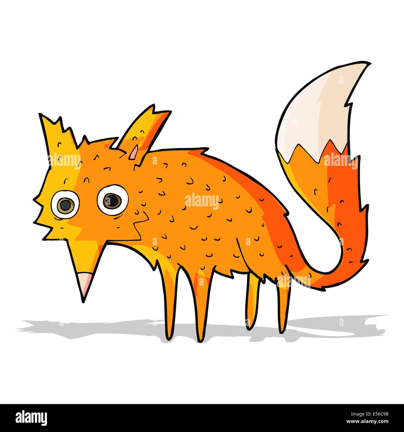 funny cartoon fox Stock Vector Image & Art - Alamy