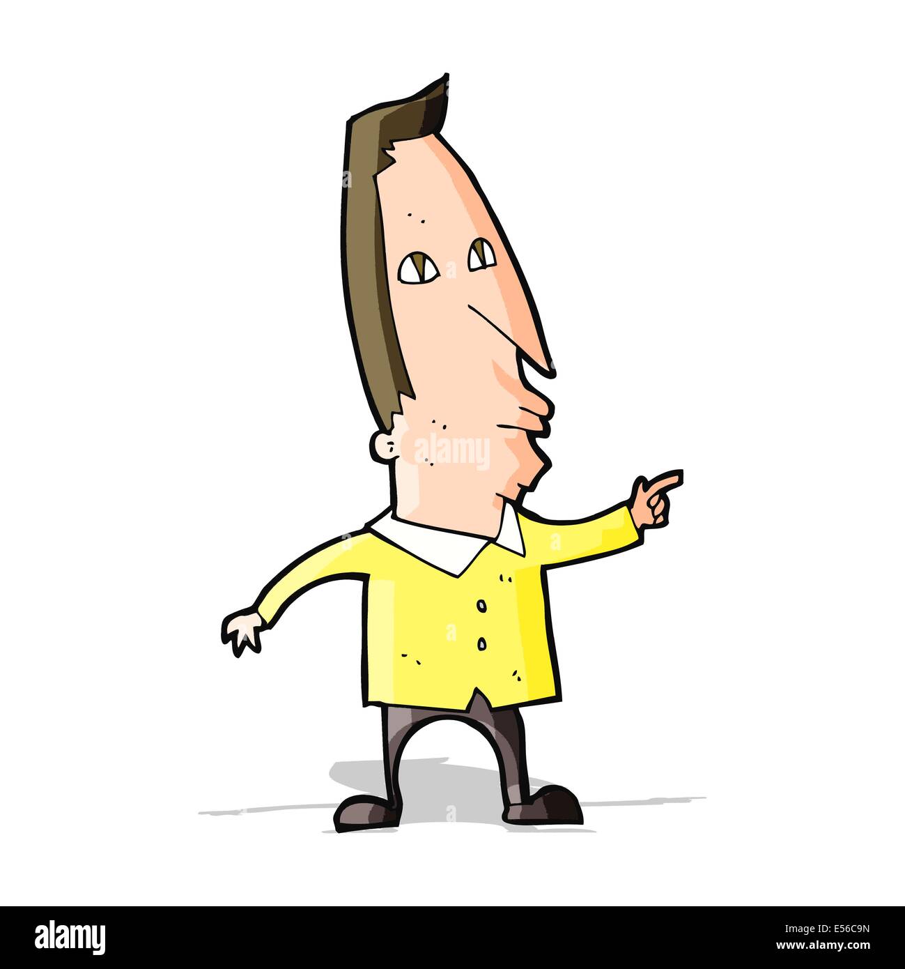 cartoon pointing man Stock Vector Image & Art - Alamy