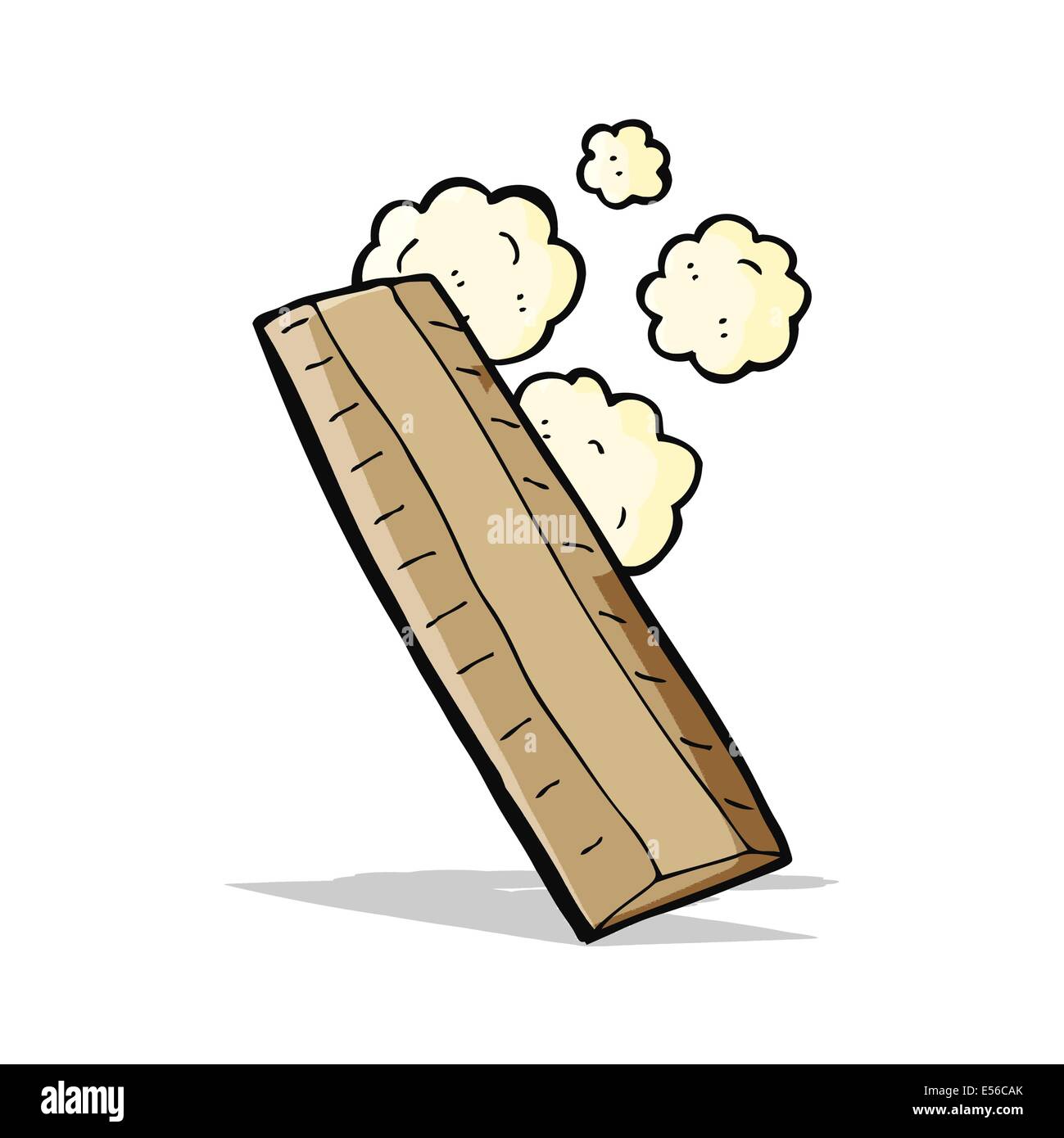 cartoon wooden ruler Stock Vector Image & Art - Alamy