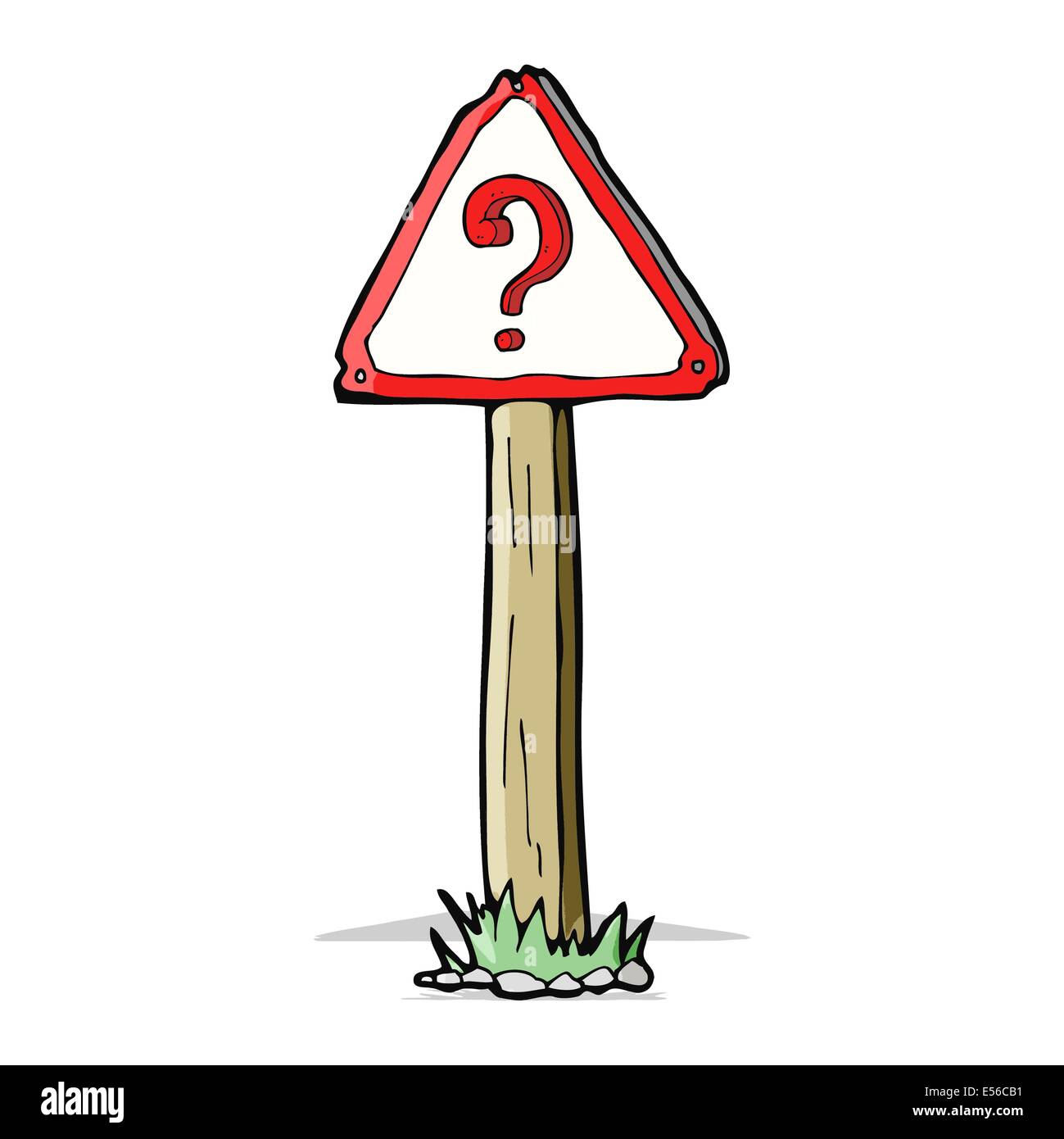 cartoon question mark sign Stock Vector Image & Art - Alamy
