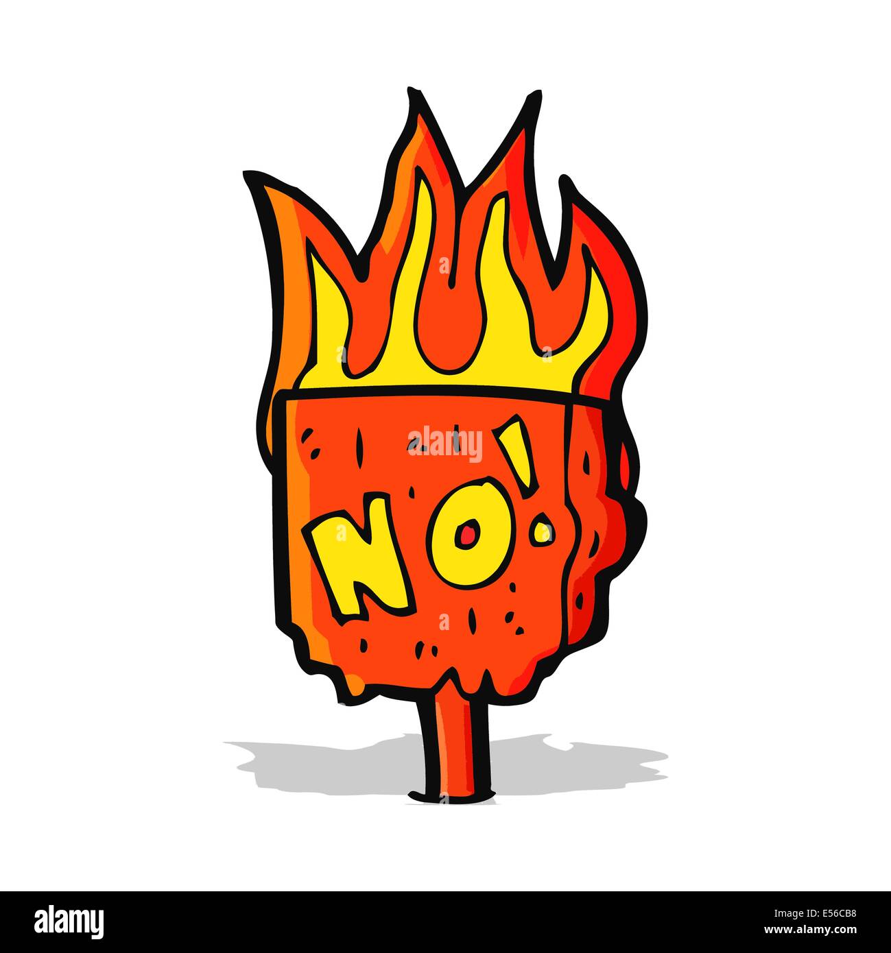 cartoon no sign Stock Vector Image & Art - Alamy