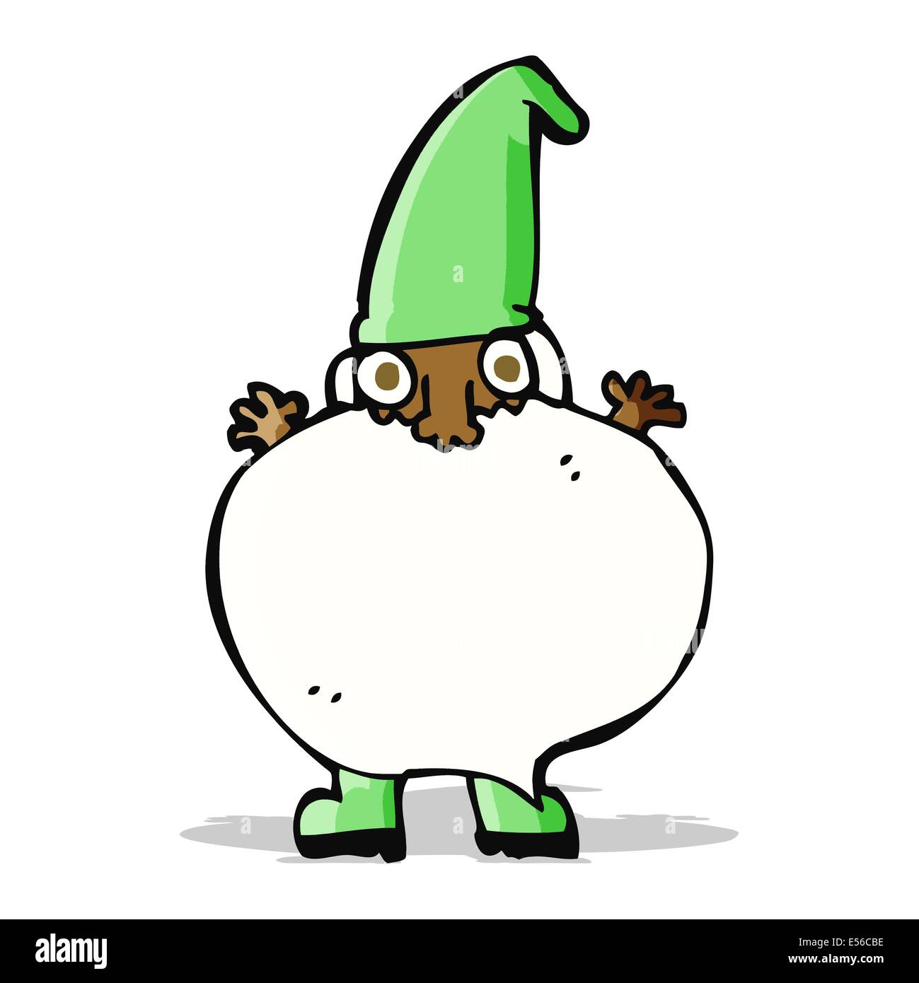 cartoon tiny santa Stock Vector Image & Art - Alamy