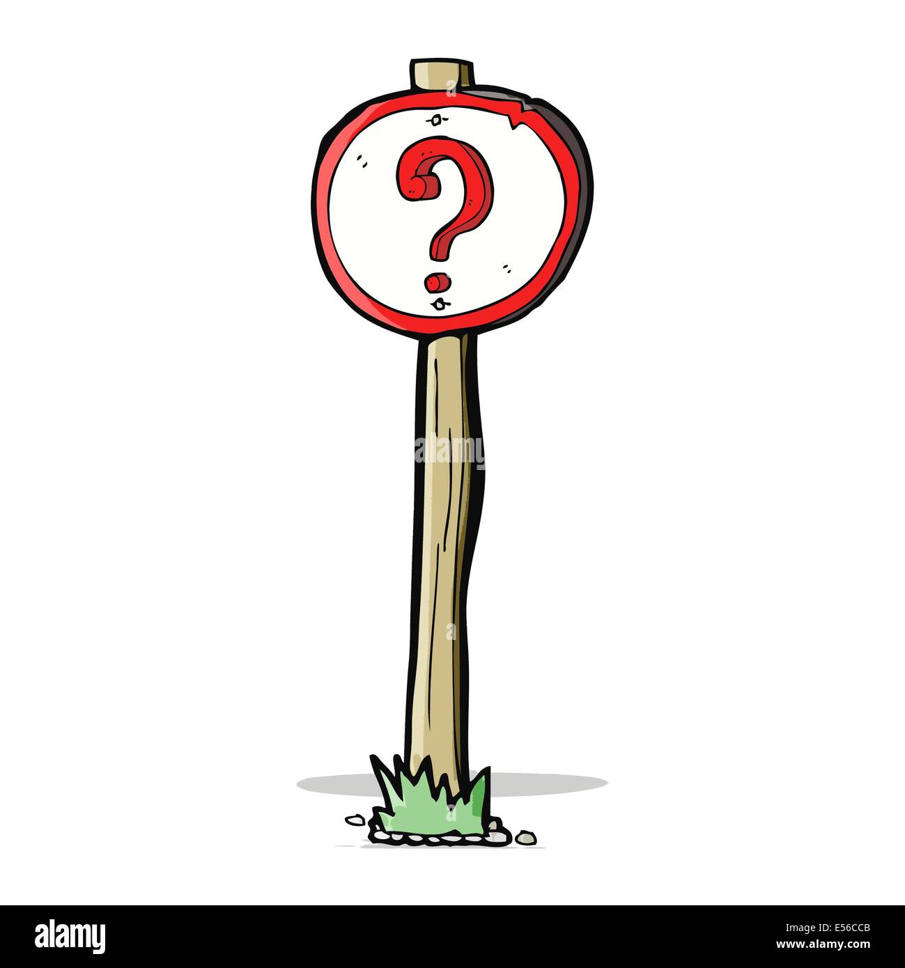 cartoon question mark sign Stock Vector Image & Art - Alamy