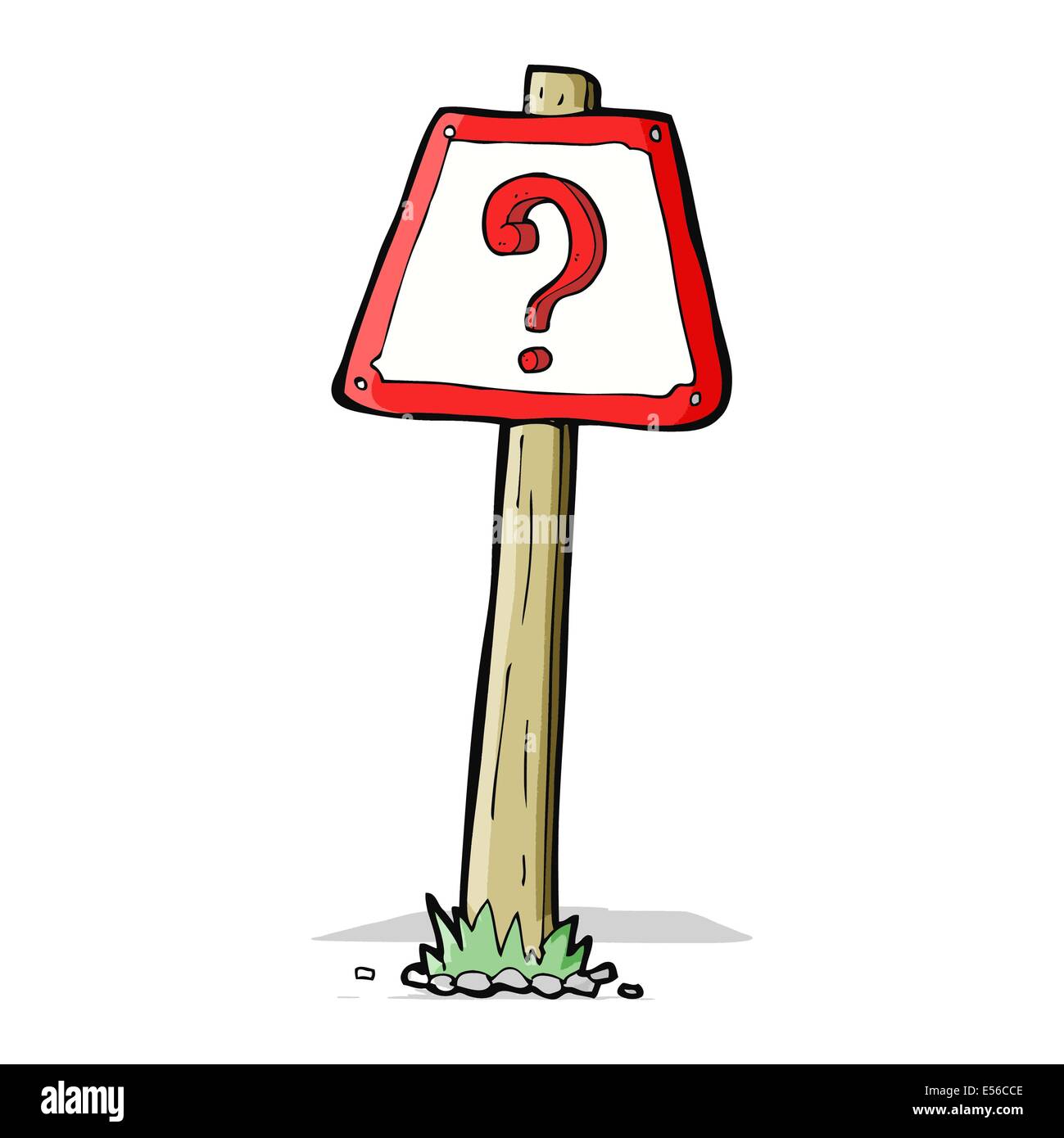 cartoon question mark sign Stock Vector Image & Art - Alamy