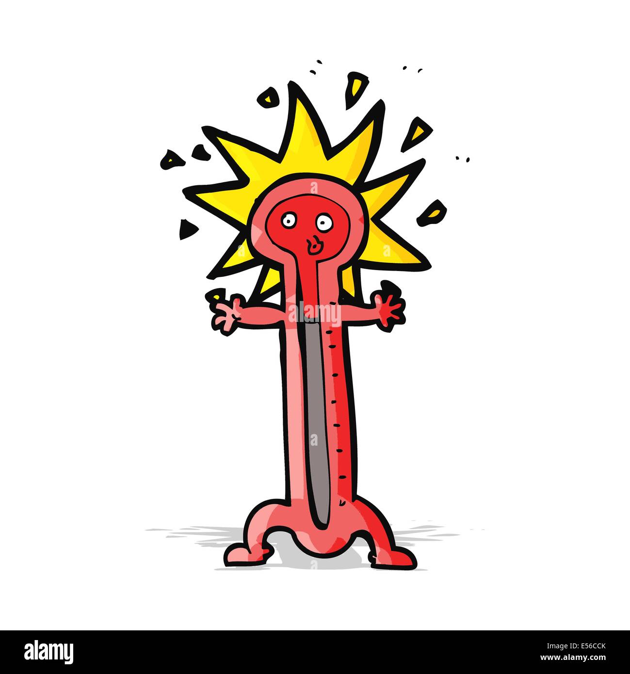 Cartoon Thermometer High Resolution Stock Photography and Images - Alamy