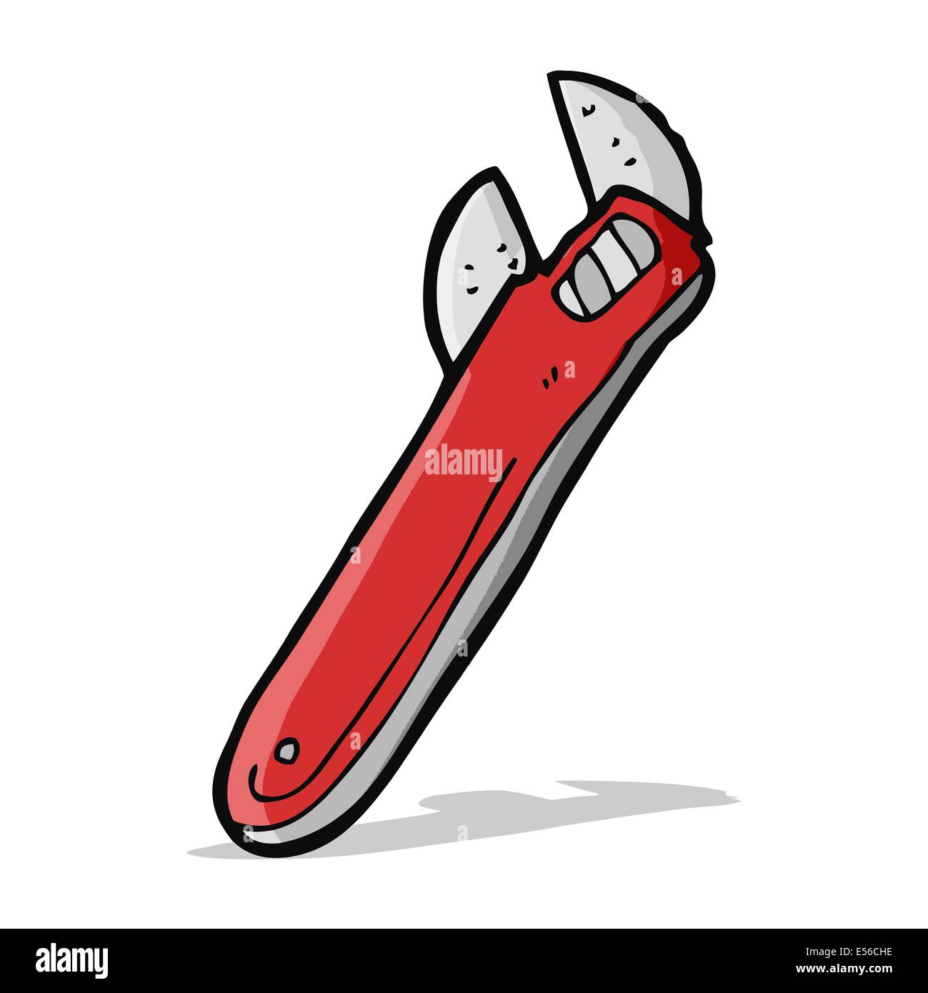 cartoon adjustable spanner Stock Vector Image & Art - Alamy