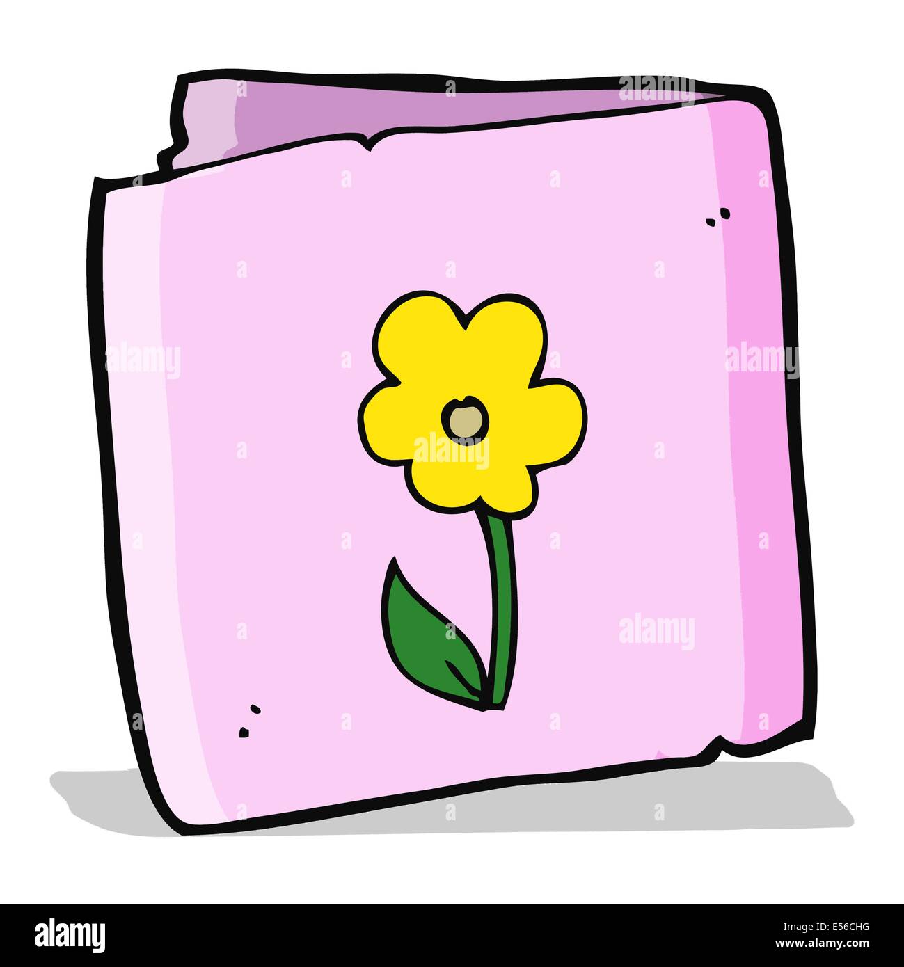 cartoon flower greeting card Stock Vector Image & Art - Alamy