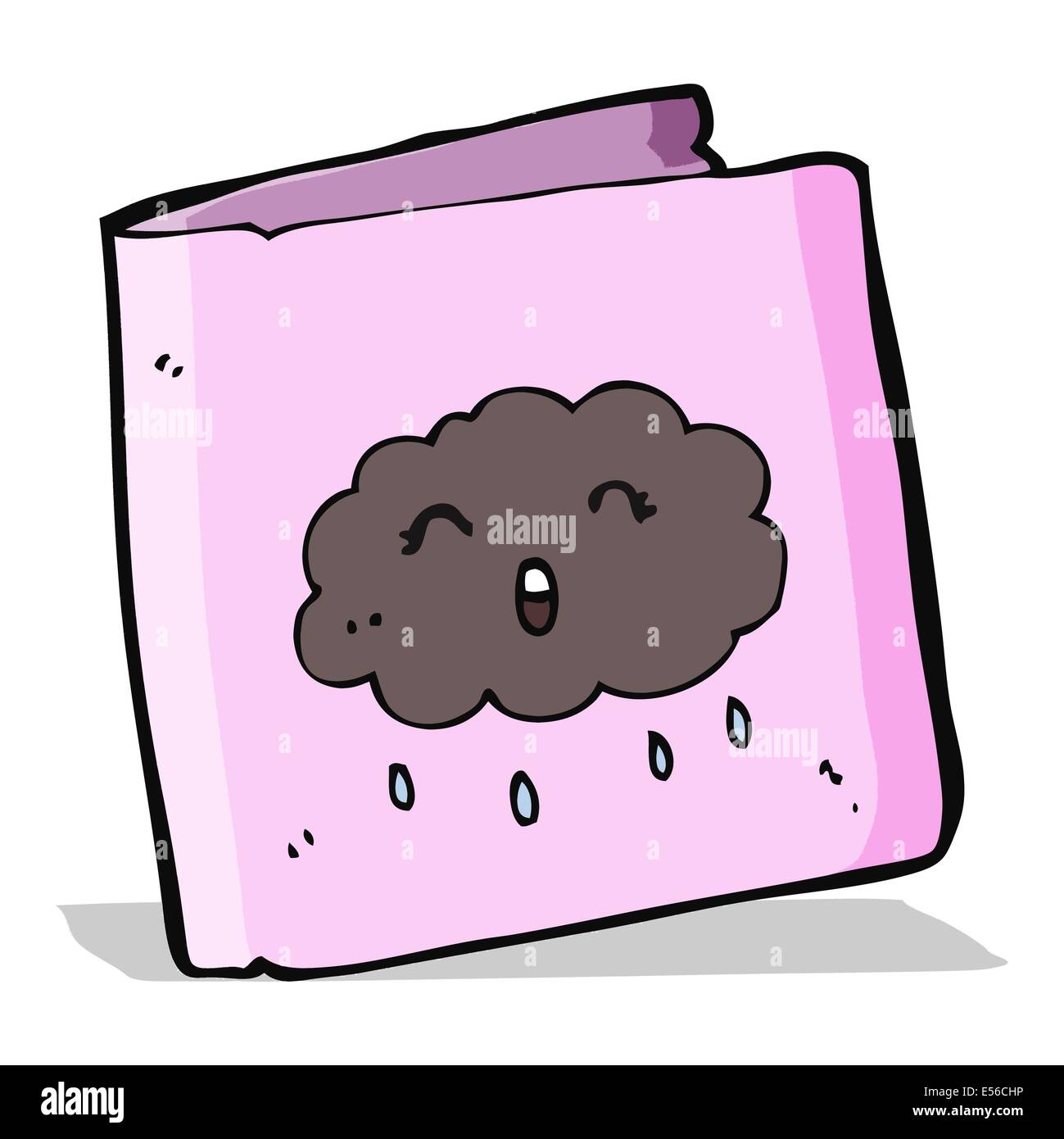 cartoon card with cloud pattern Stock Vector Image & Art - Alamy