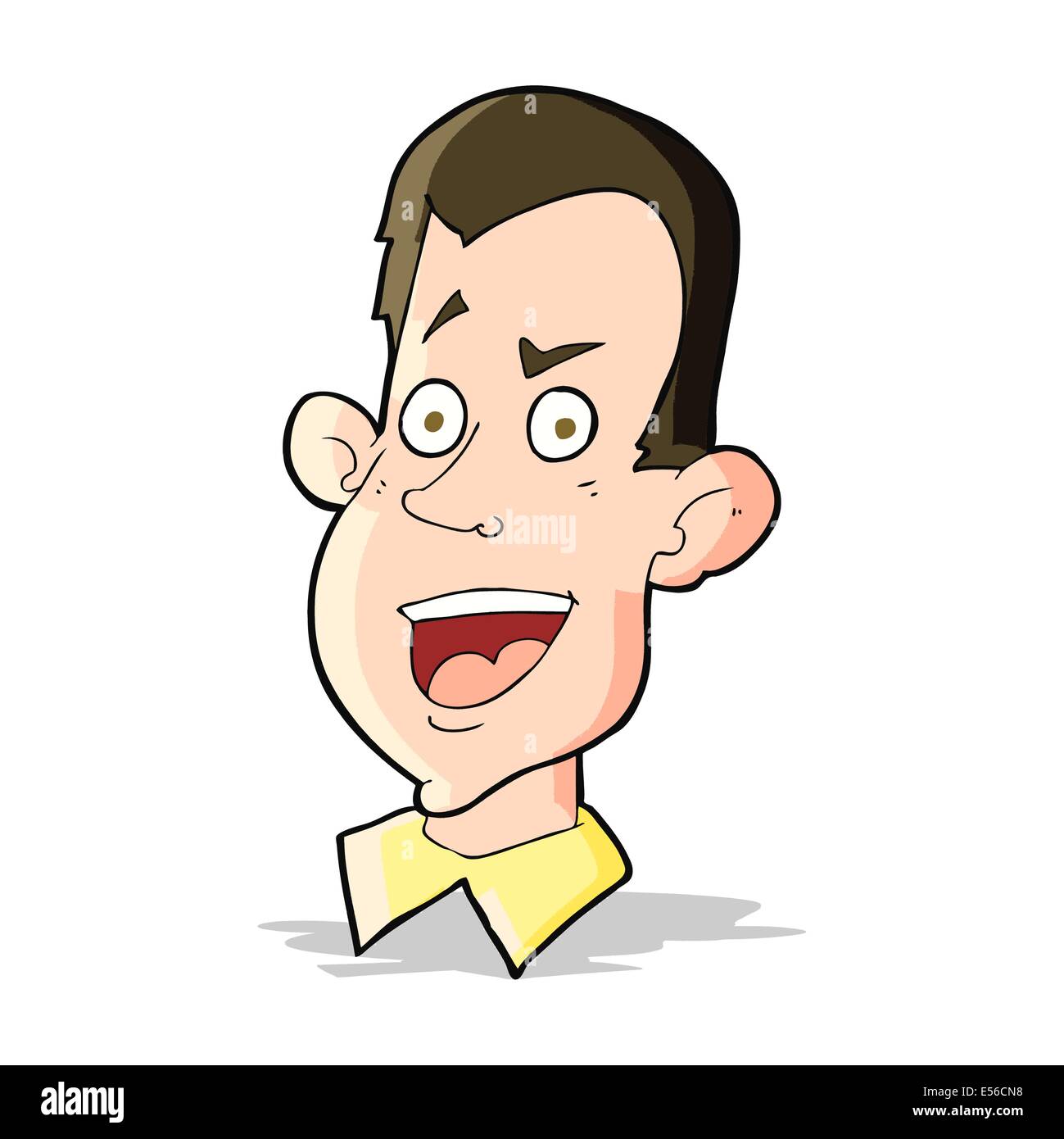 cartoon male face Stock Vector Image & Art - Alamy
