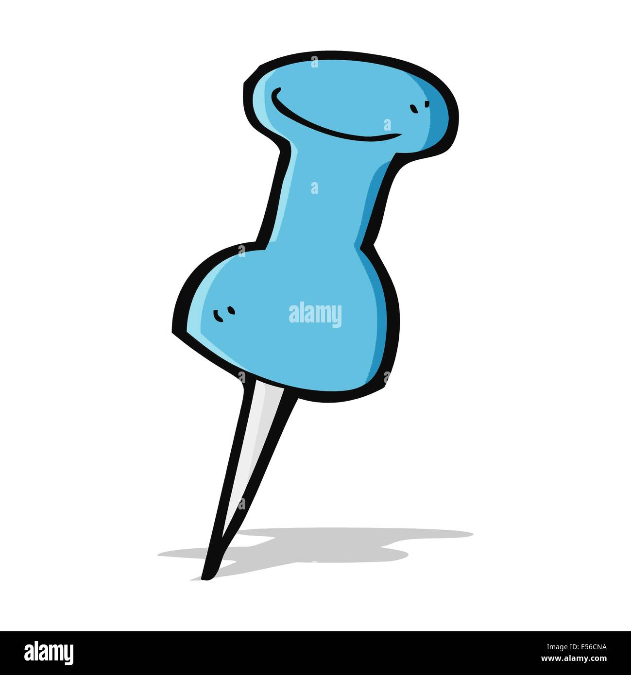 cartoon drawing pin Stock Vector Image & Art - Alamy