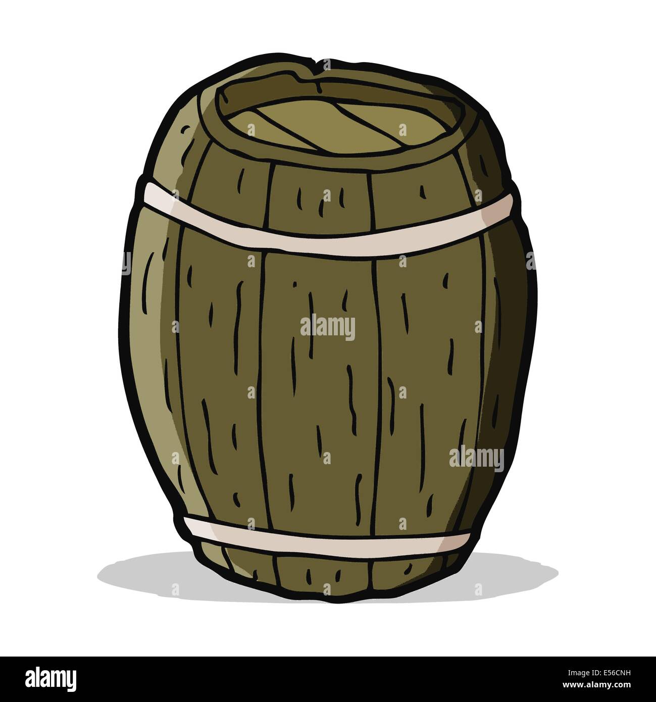 cartoon wooden barrel Stock Vector Image & Art - Alamy