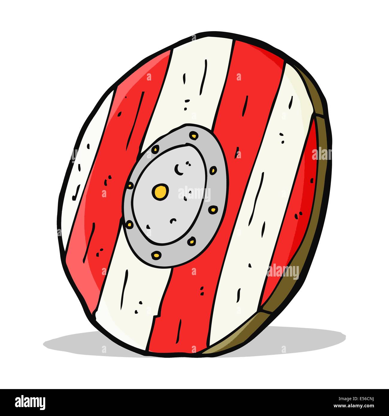 cartoon wooden shield Stock Vector Image & Art - Alamy