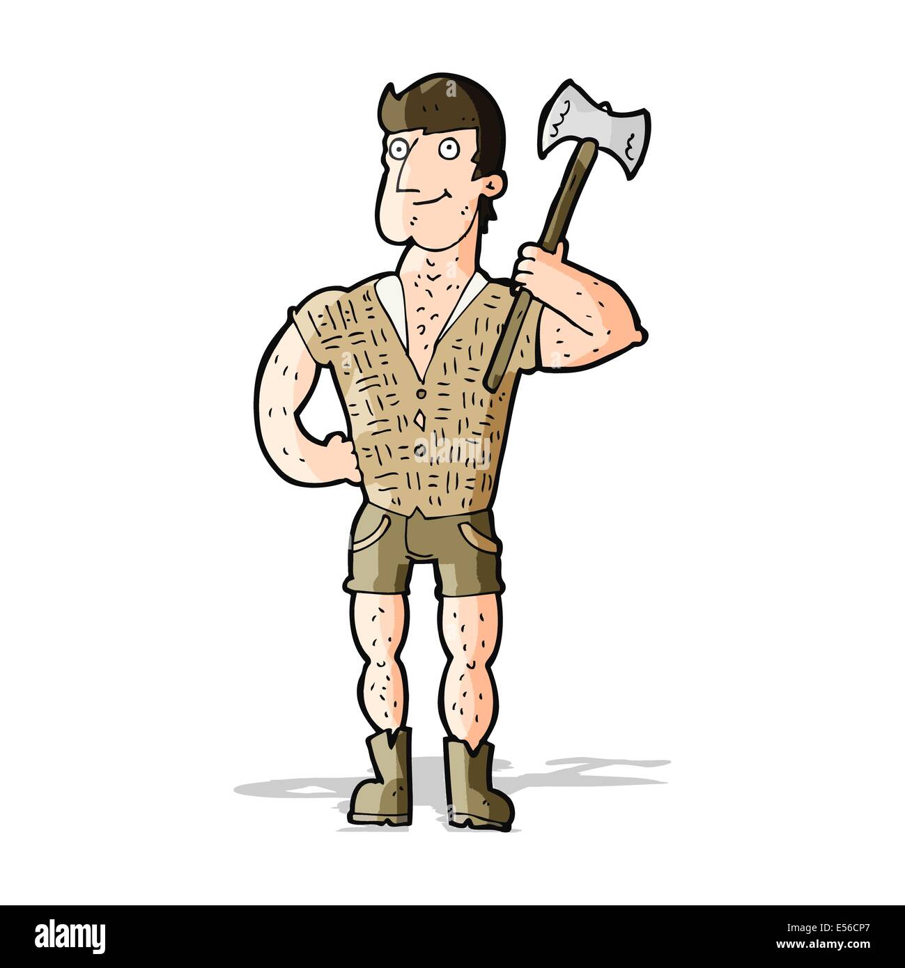 Funny lumberjack Cut Out Stock Images & Pictures - Alamy